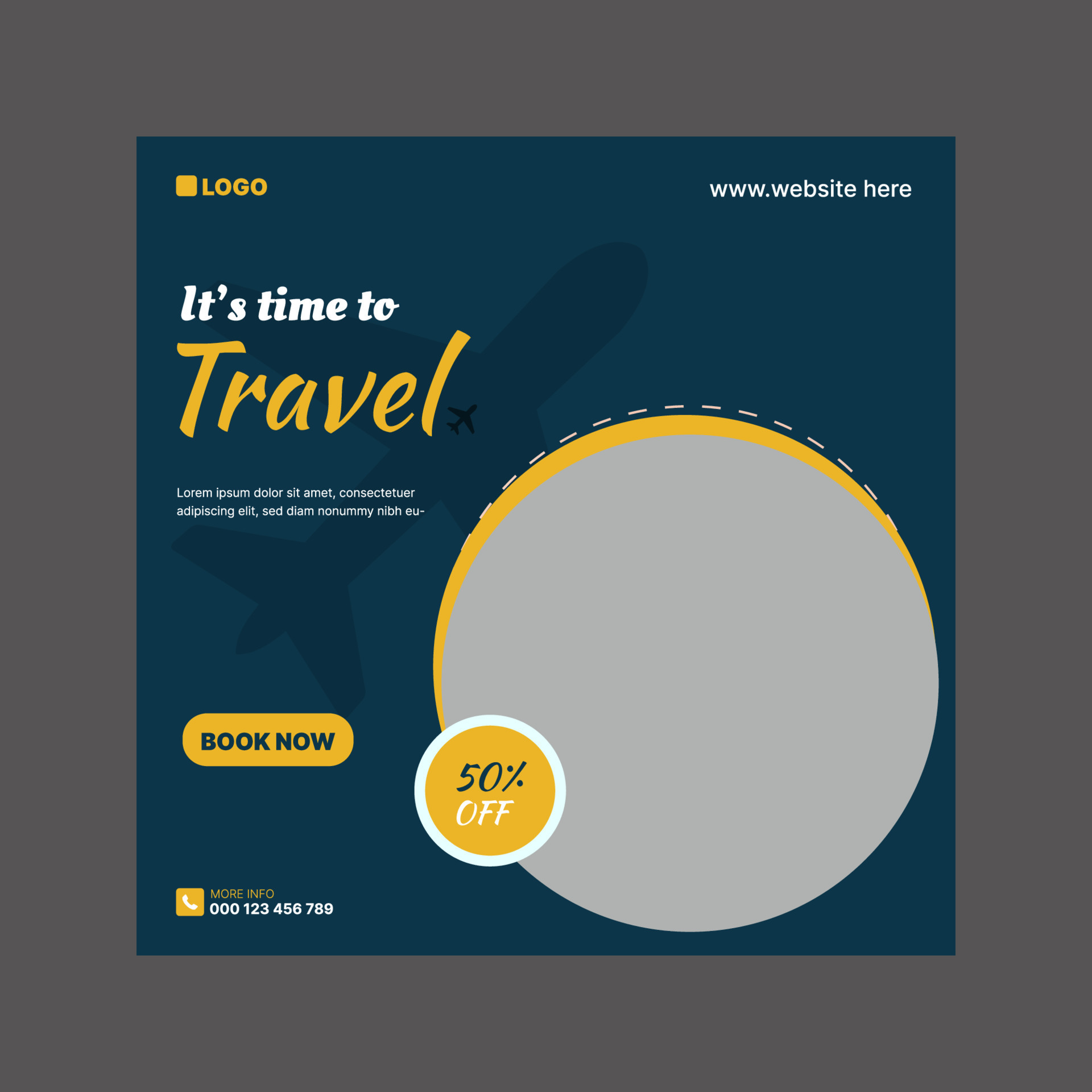 Travel agency Instagram post template 14826438 Vector Art at Vecteezy Travel agency Instagram post template 14826438 Vector Art at Vecteezy