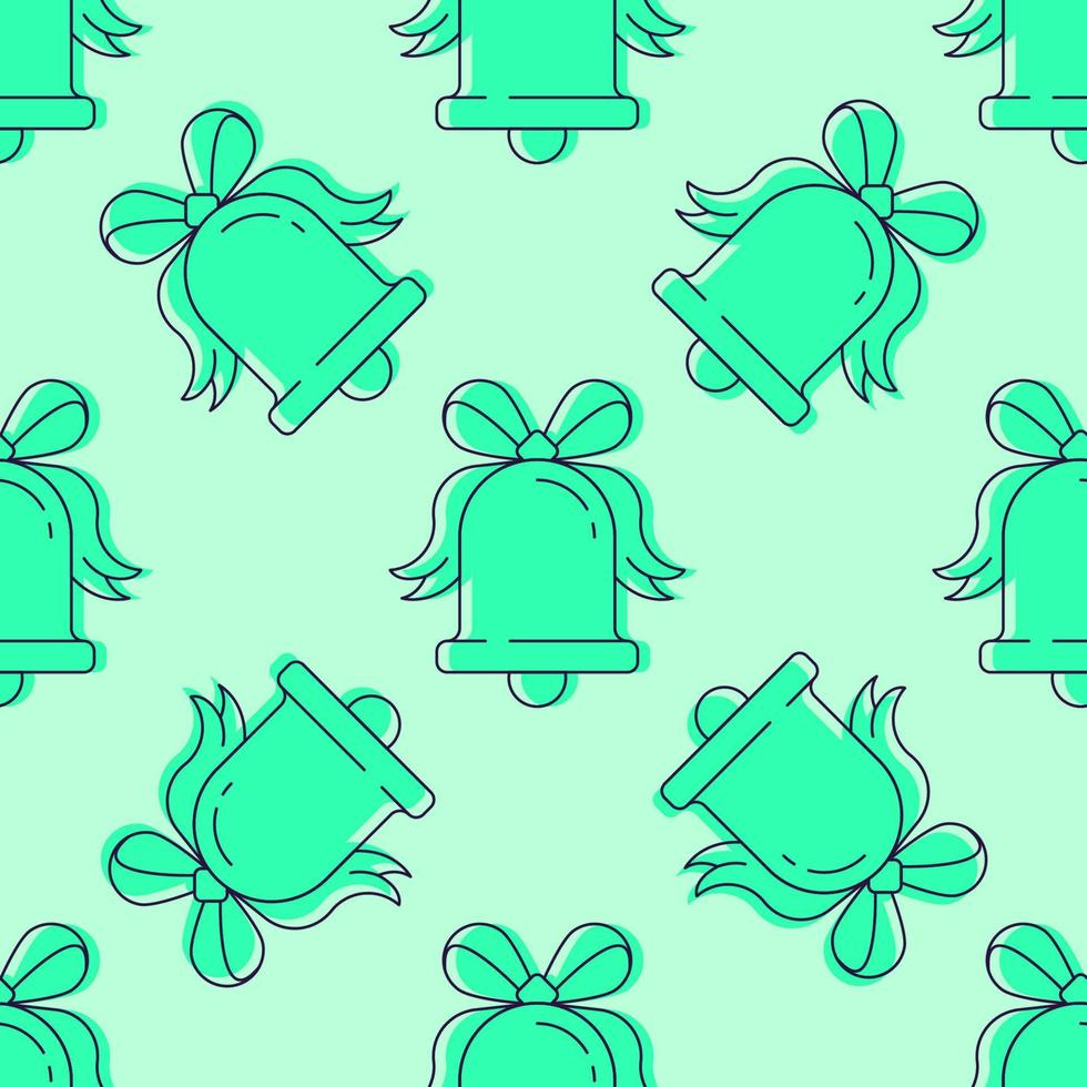 Christmas New Year Winter Holiday Concept Vivid Seamless Pattern Of