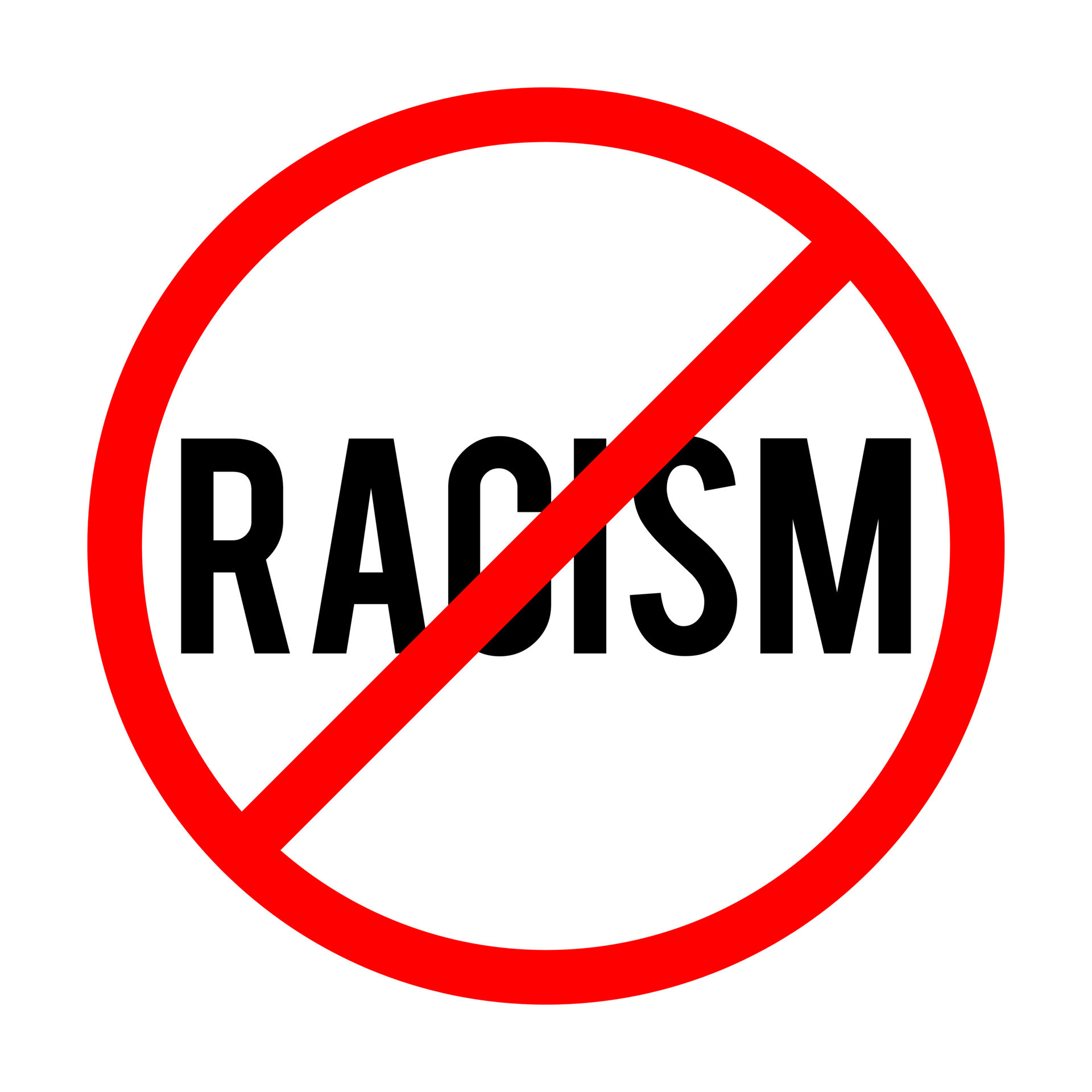 Stop Racial Discrimination Signs Stop Racial Discrimination Signs