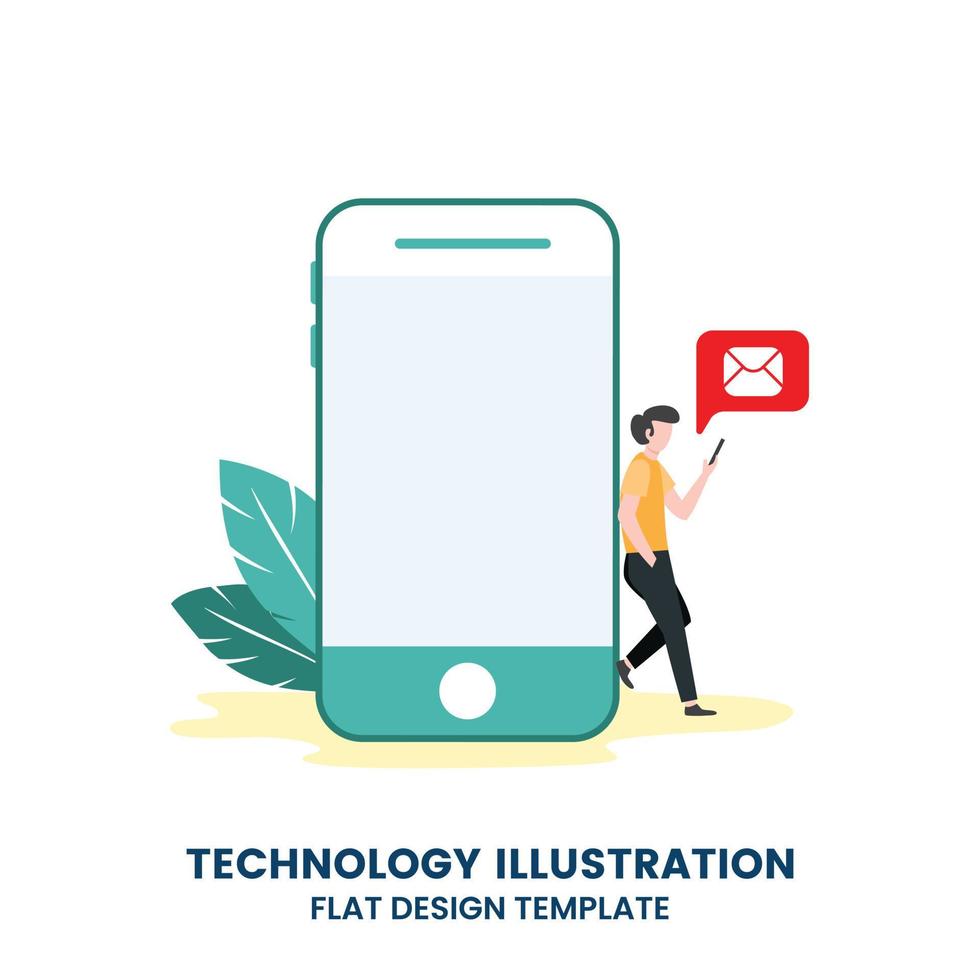 man holding smartphone and sending messages. Concept of chatting ... man holding smartphone and sending messages. Concept of chatting ...