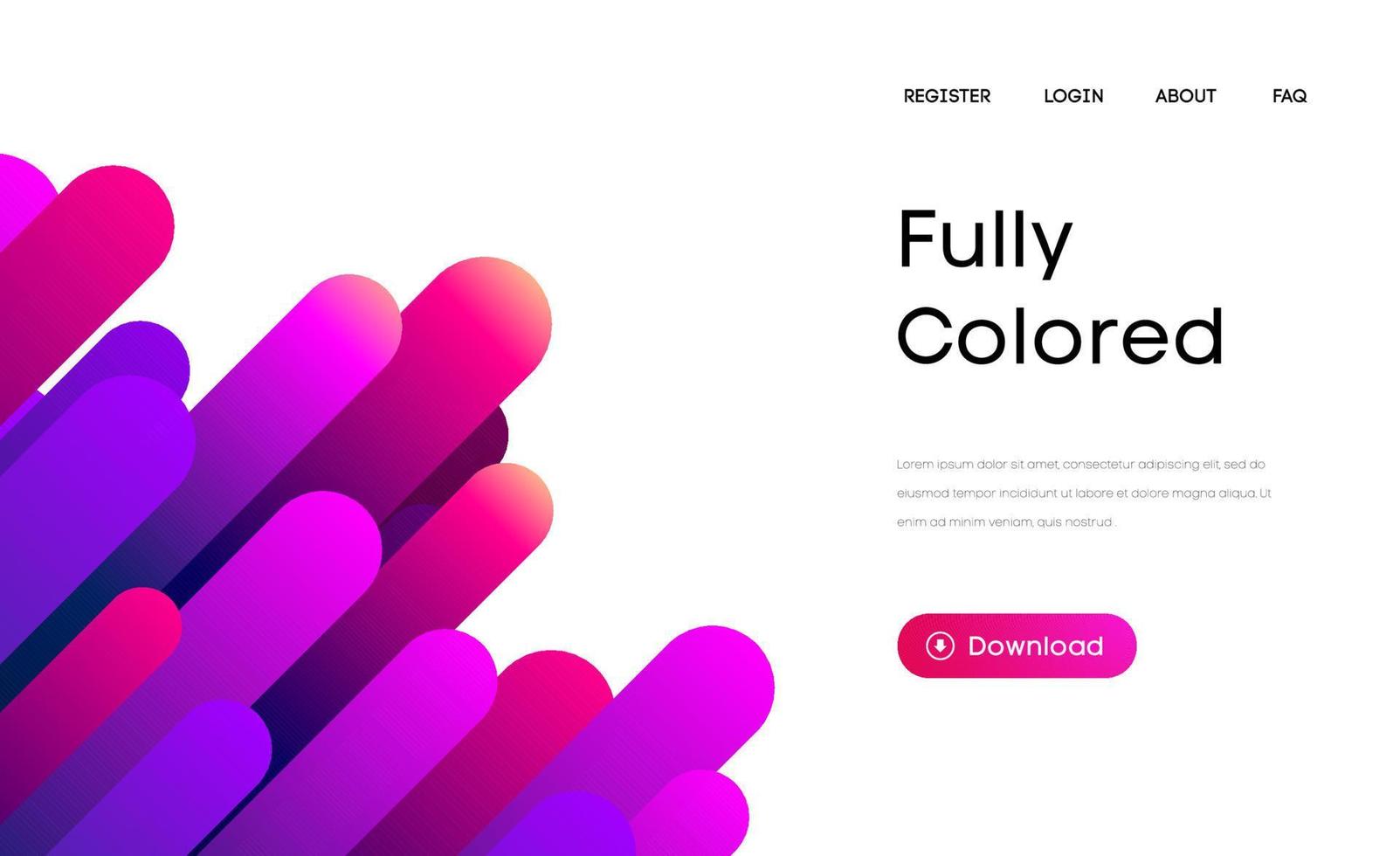 Landing page web concepr. Business illustration for internet ...