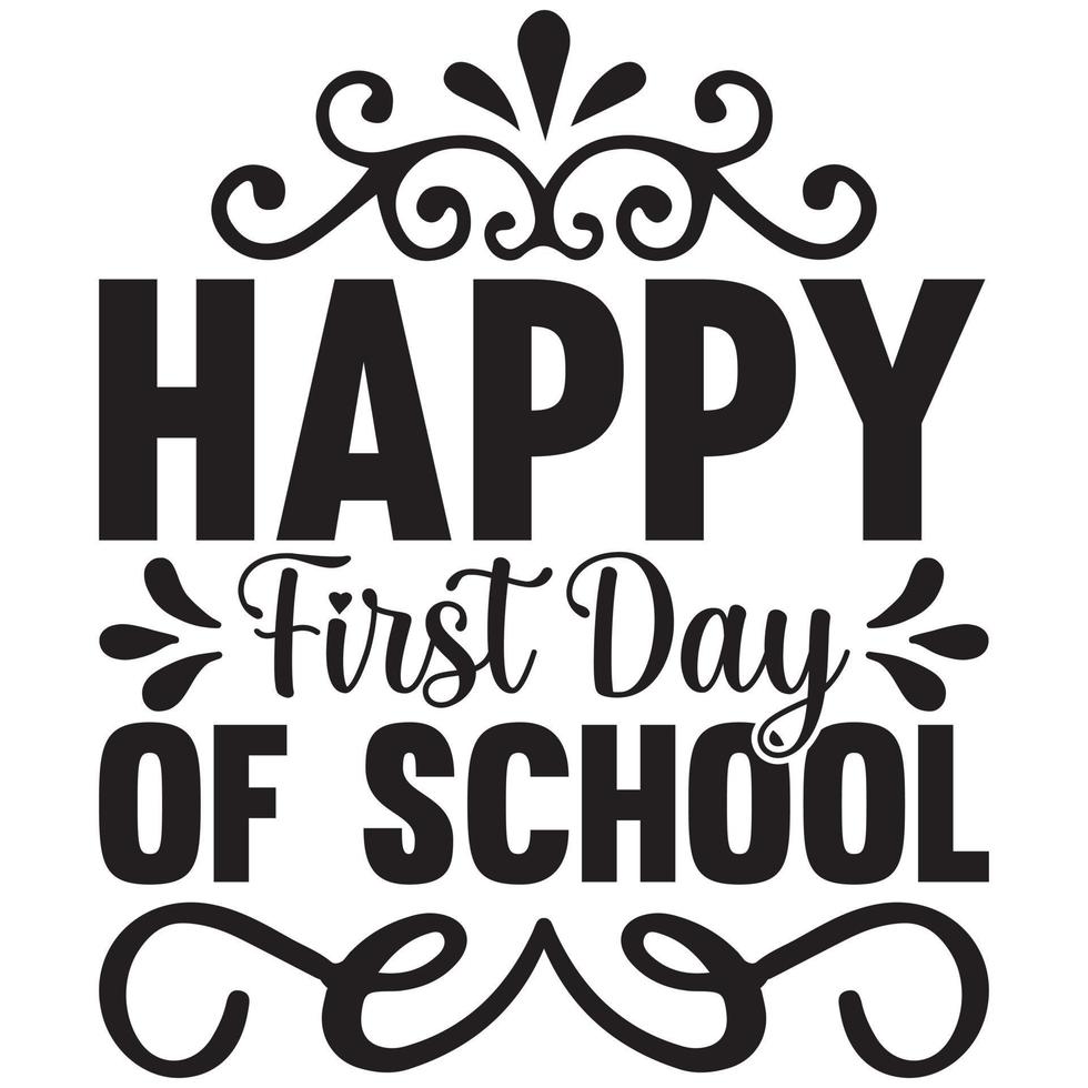 happy first day of school 14836973 Vector Art at Vecteezy happy first day of school 14836973 Vector Art at Vecteezy