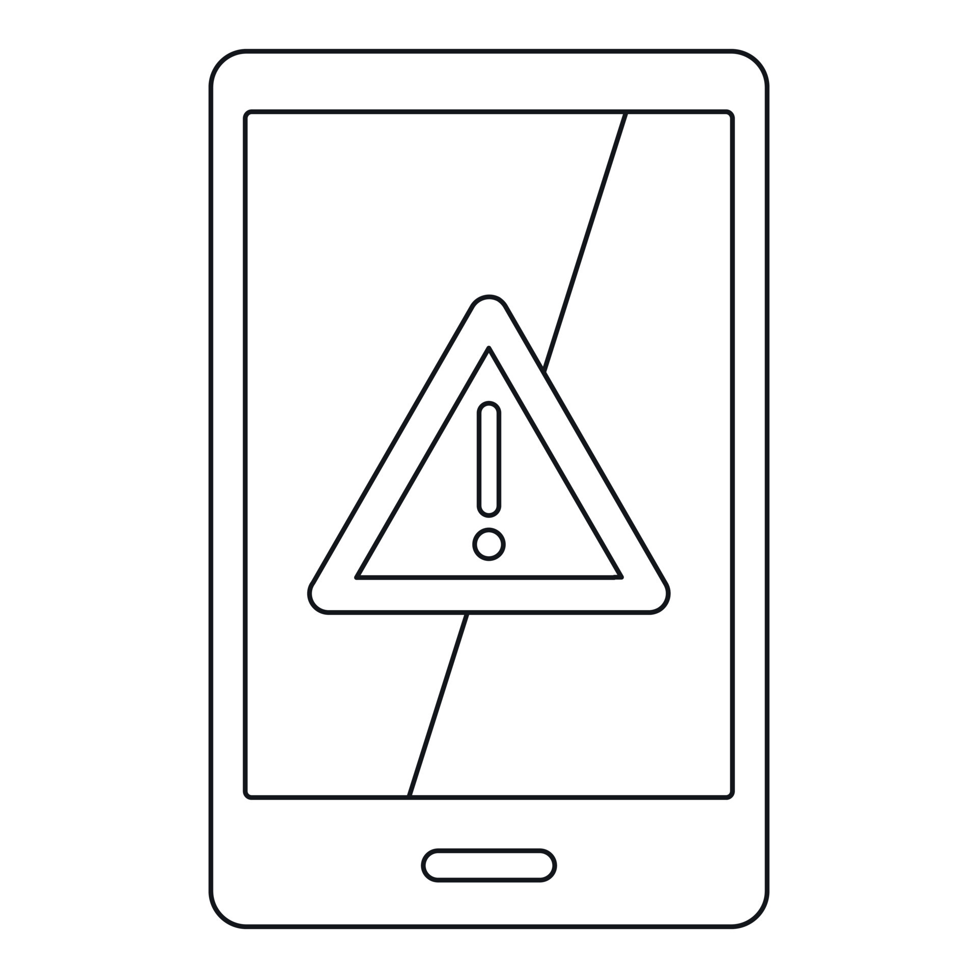 Not working phone icon, outline style 14837364 Vector Art at Vecteezy