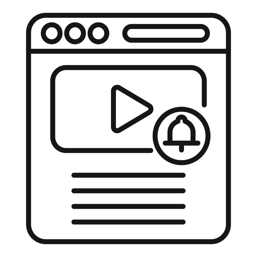 Subscription service icon outline vector. Model subscribe 14837715 ...