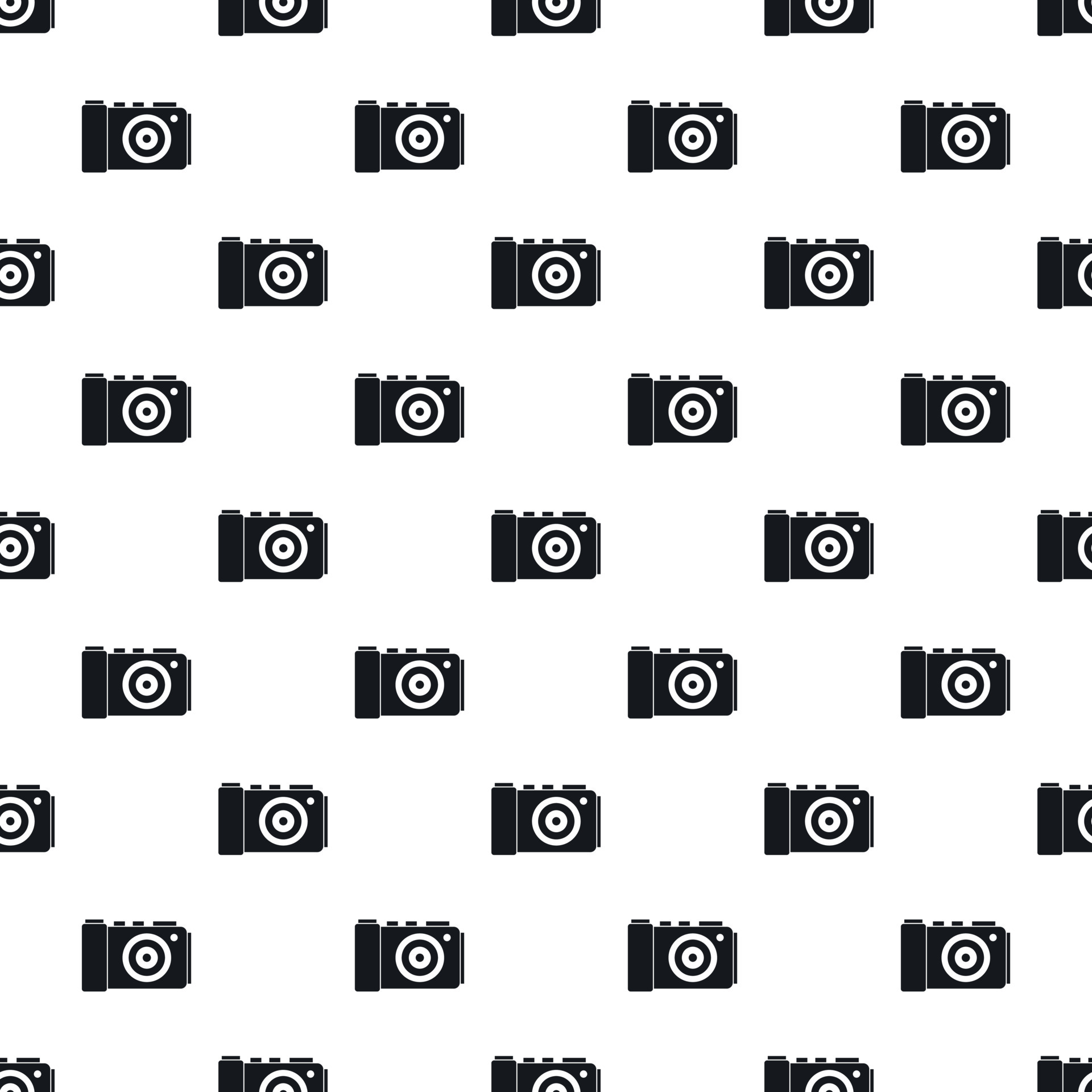Camera pattern, simple style 14837758 Vector Art at Vecteezy