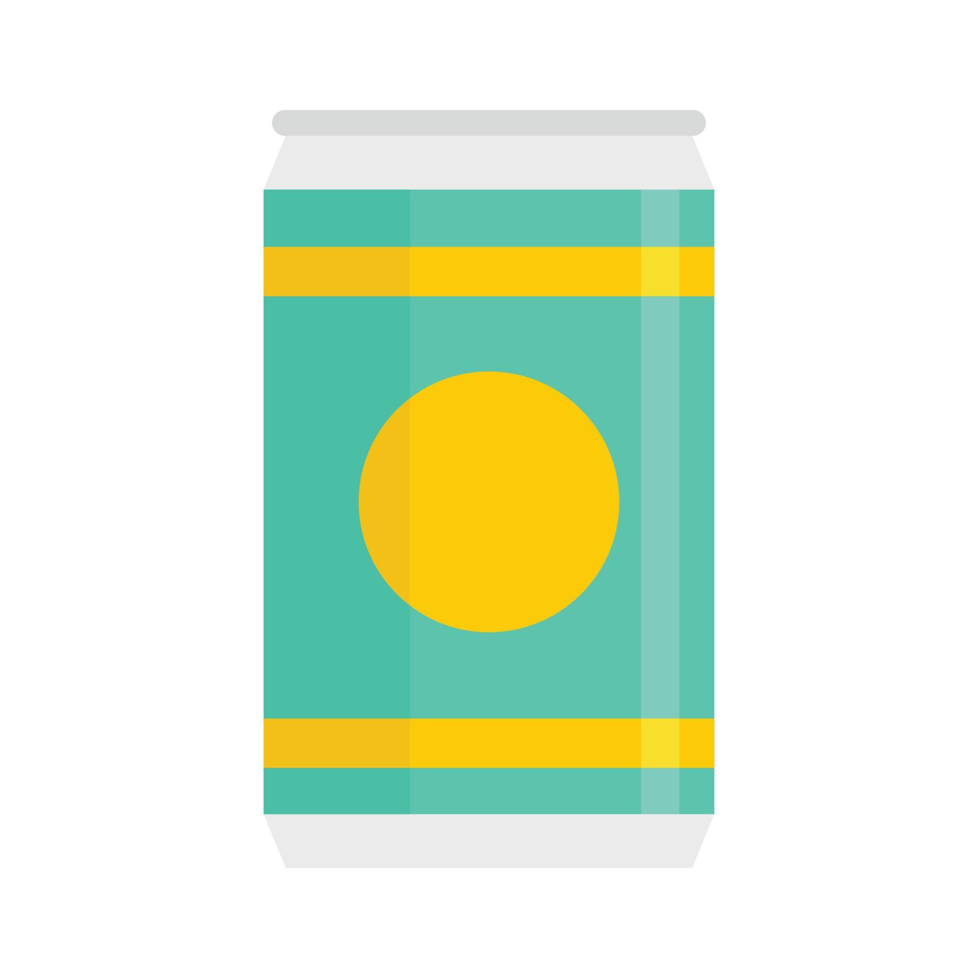 Natural Soda Tin Can Icon Flat Isolated Vector 14838190 Vector Art At Vecteezy