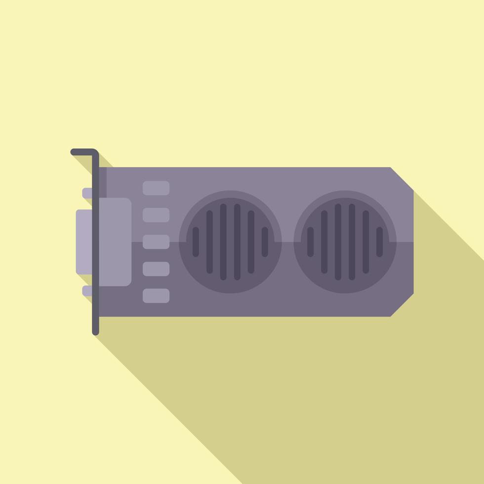 Pc video card icon flat vector. Computer gpu 14838652 Vector Art at ... Pc video card icon flat vector. Computer gpu 14838652 Vector Art at ...