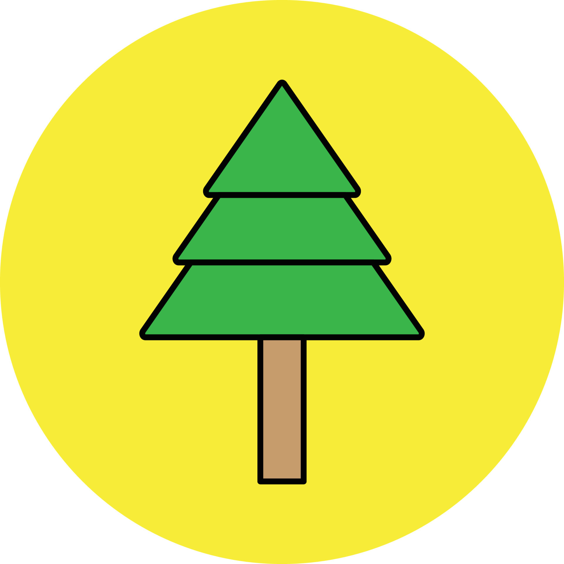 Pine Tree Filled Icon 14845775 Vector Art at Vecteezy