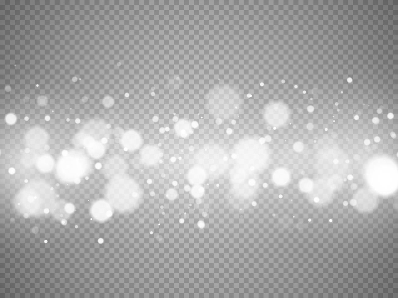Bokeh lights isolated. Transparent blurred shapes. Abstract light effect. 14846875 Vector Art at ...