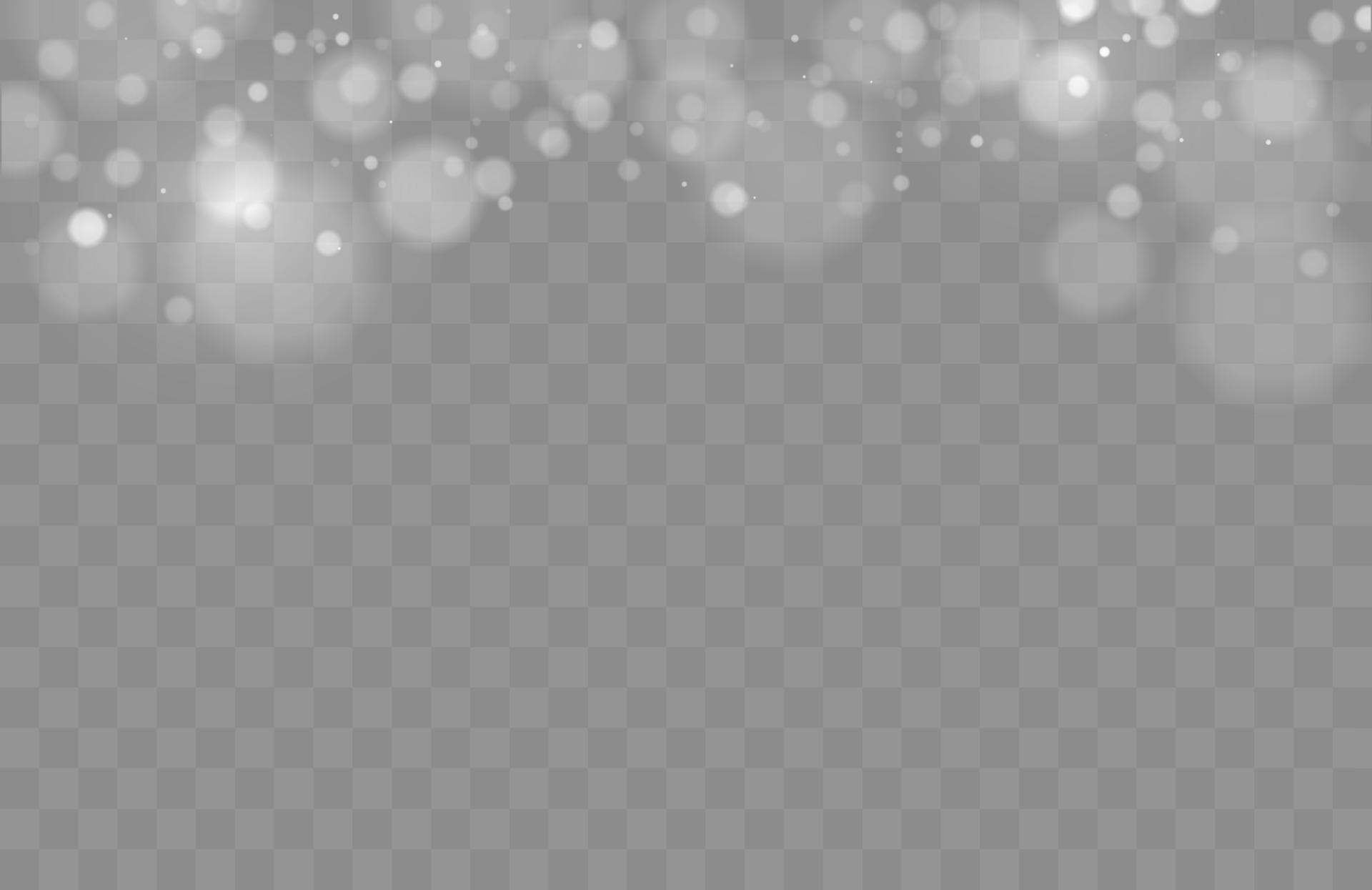 Bokeh lights isolated. Transparent blurred shapes. Abstract light effect. 14846944 Vector Art at ...