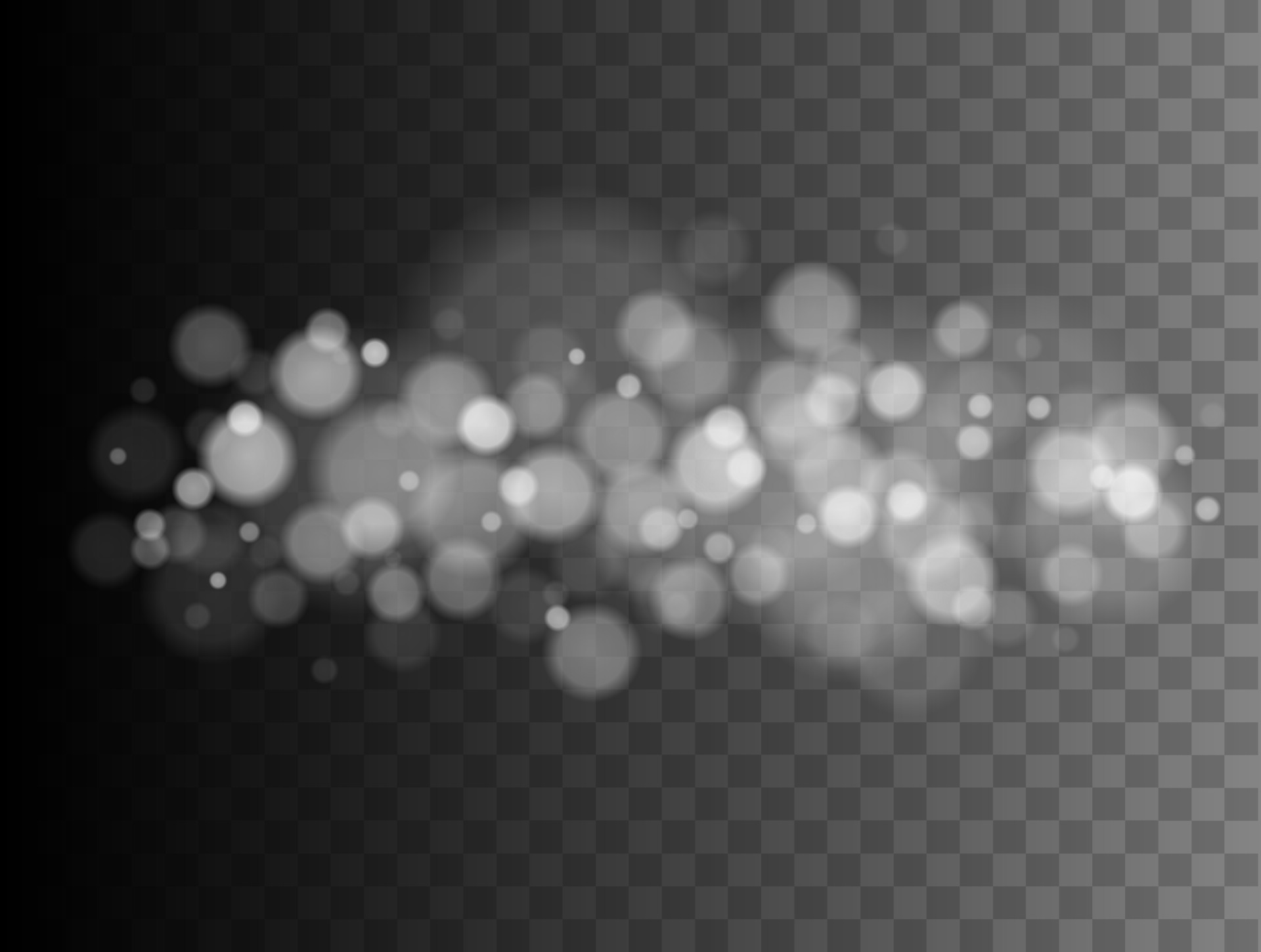 Bokeh lights isolated. Transparent blurred shapes. Abstract light effect. 14847048 Vector Art at ...