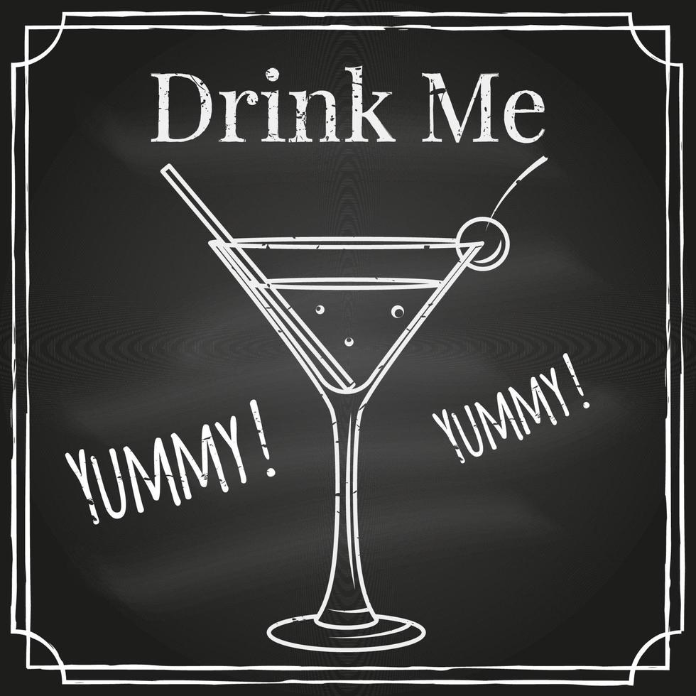 Drink Me Elements On The Theme Of The Restaurant Business 14854160 Vector Art At Vecteezy