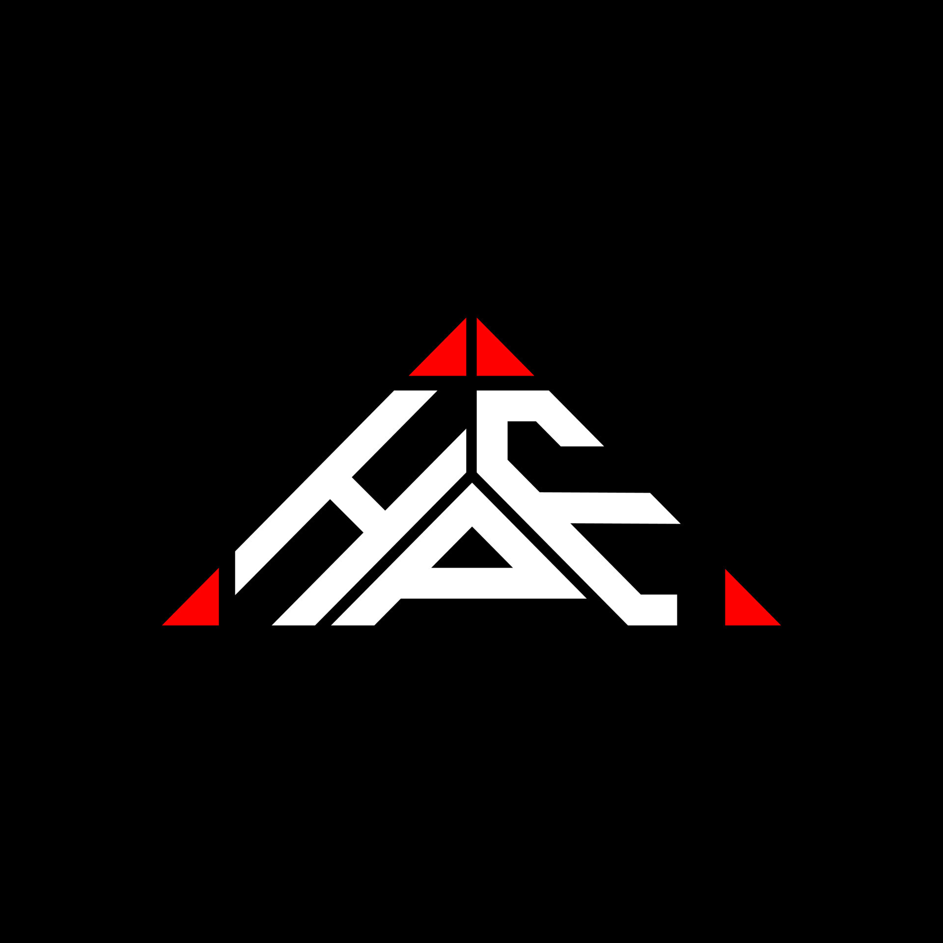 diseño creativo del logotipo de la letra hpf con gráfico vectorial, logotipo simple y moderno de ...