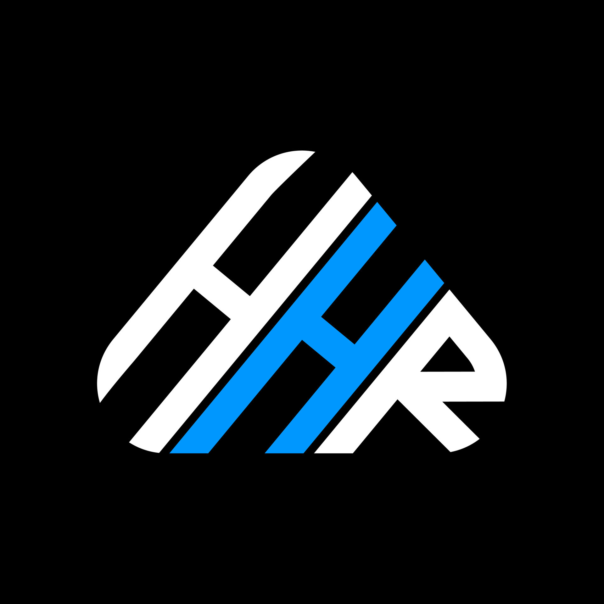 diseño creativo del logotipo de la letra hhr con gráfico vectorial, logotipo simple y moderno de ...