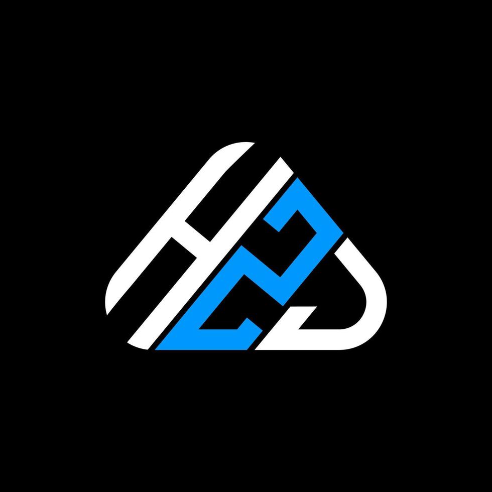 diseño creativo del logotipo de la letra hzj con gráfico vectorial, logotipo sencillo y moderno ...