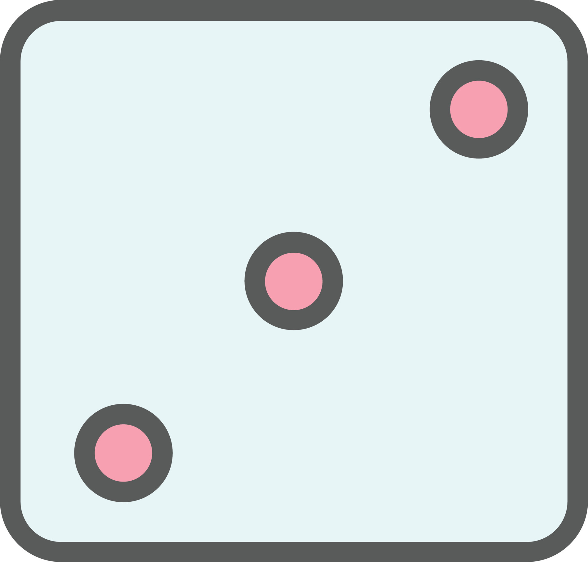 Dice Three Vector Icon Design 14856885 Vector Art at Vecteezy