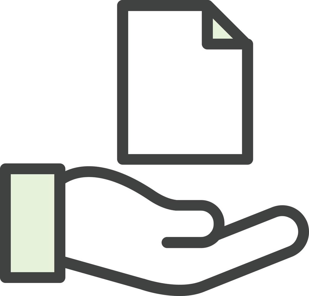 Hand Paper Vector Icon Design 14856891 Vector Art at Vecteezy