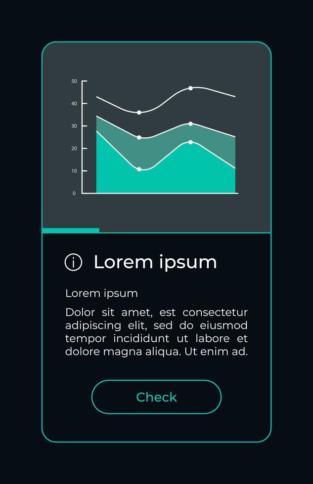 Areas Diagram Ui Element Template Editable Isolated Vector Dashboard Component Flat User