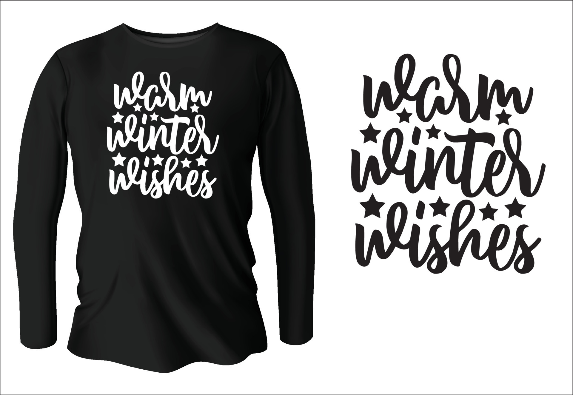 warm winter wishes t-shirt design with vector 14859002 Vector Art at ... warm winter wishes t-shirt design with vector 14859002 Vector Art at ...