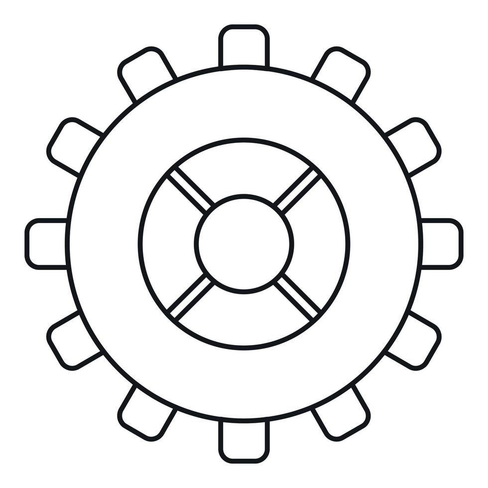 Gear icon, outline style 14859515 Vector Art at Vecteezy Gear icon, outline style 14859515 Vector Art at Vecteezy