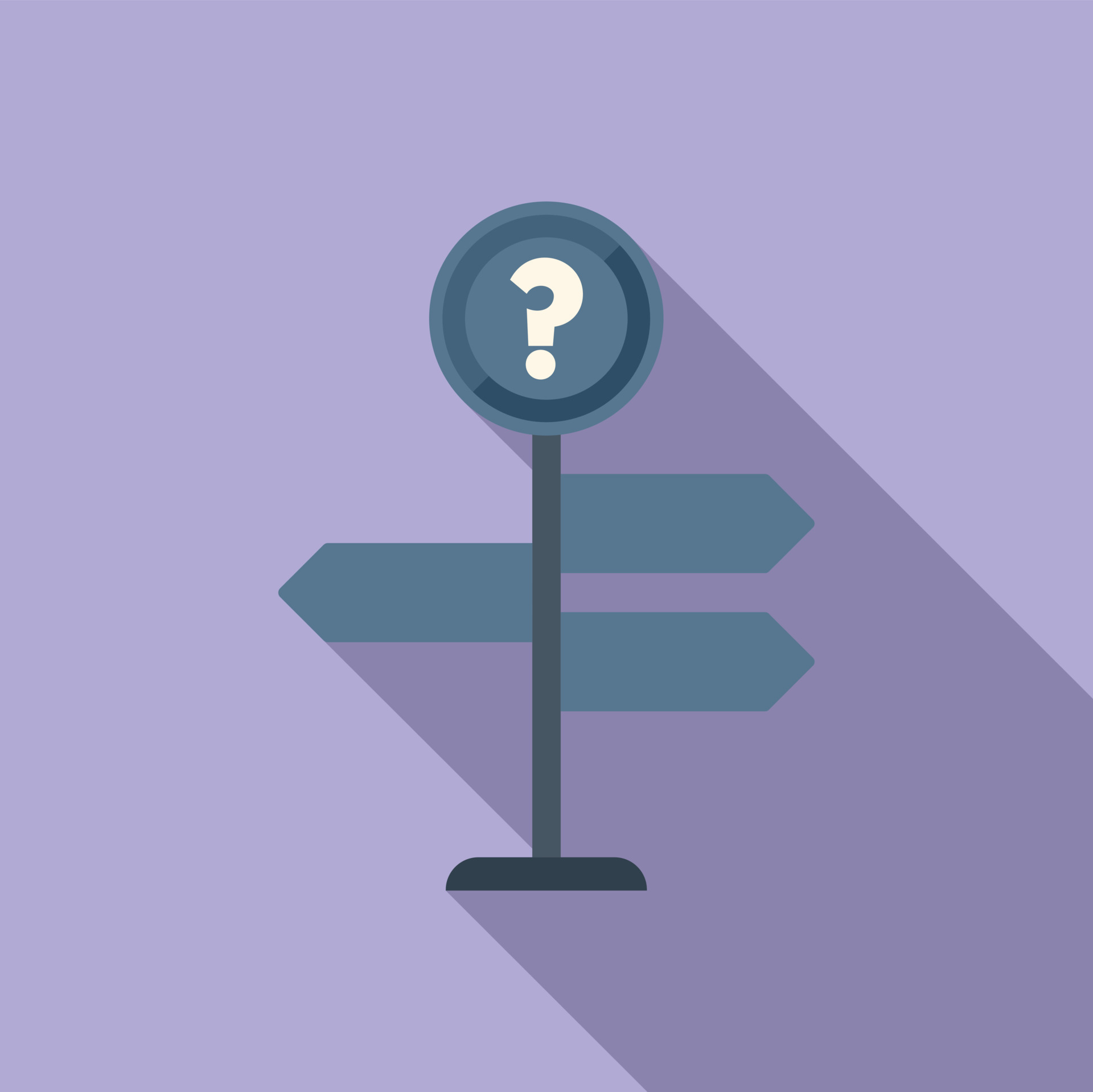 Solution direction icon flat vector. Creative problem 14862952 Vector ...