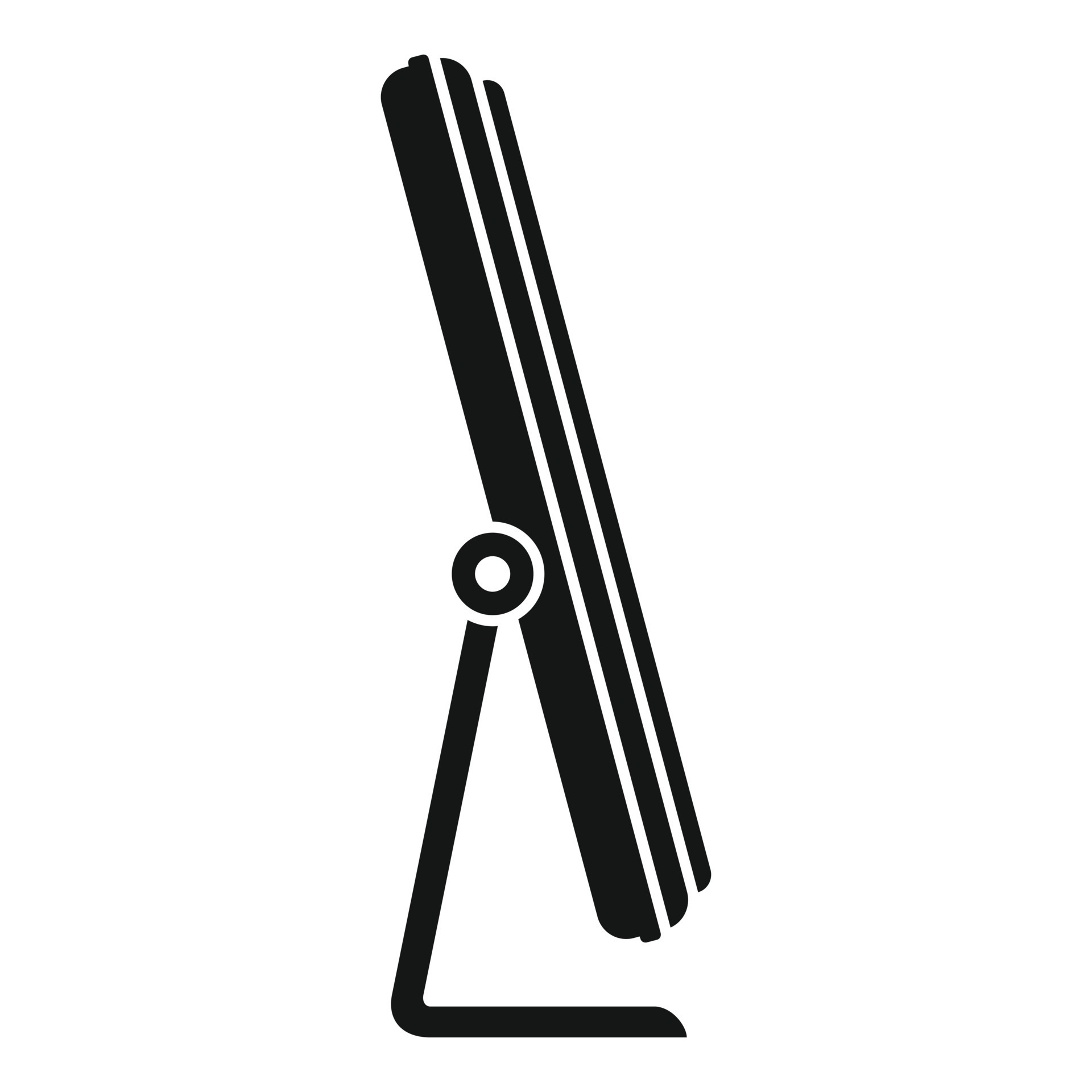 Side view monitor icon simple vector. Computer screen 14863398 Vector Art at Vecteezy