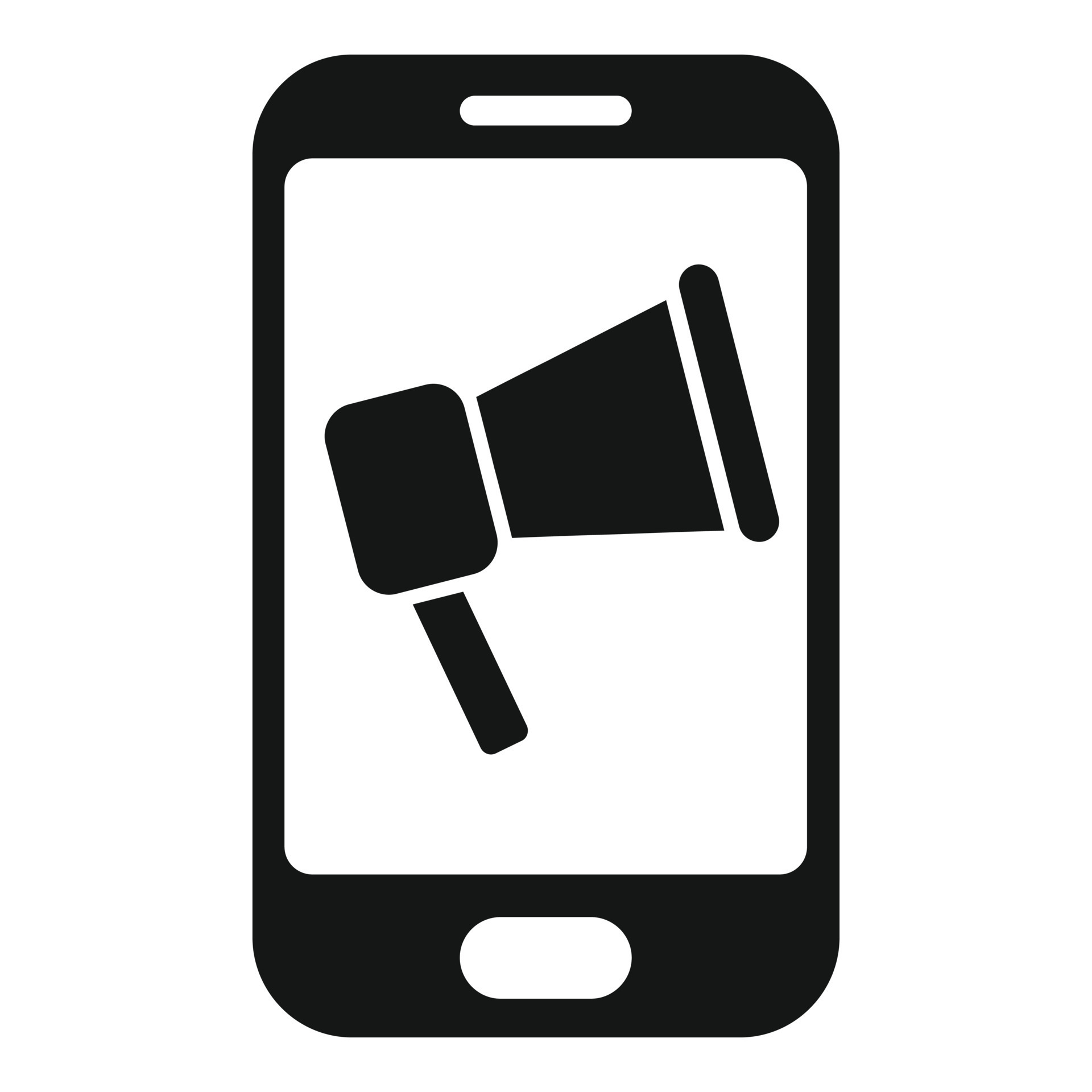 Phone Customer Database Icon Simple Vector Crm Data 14864664 Vector