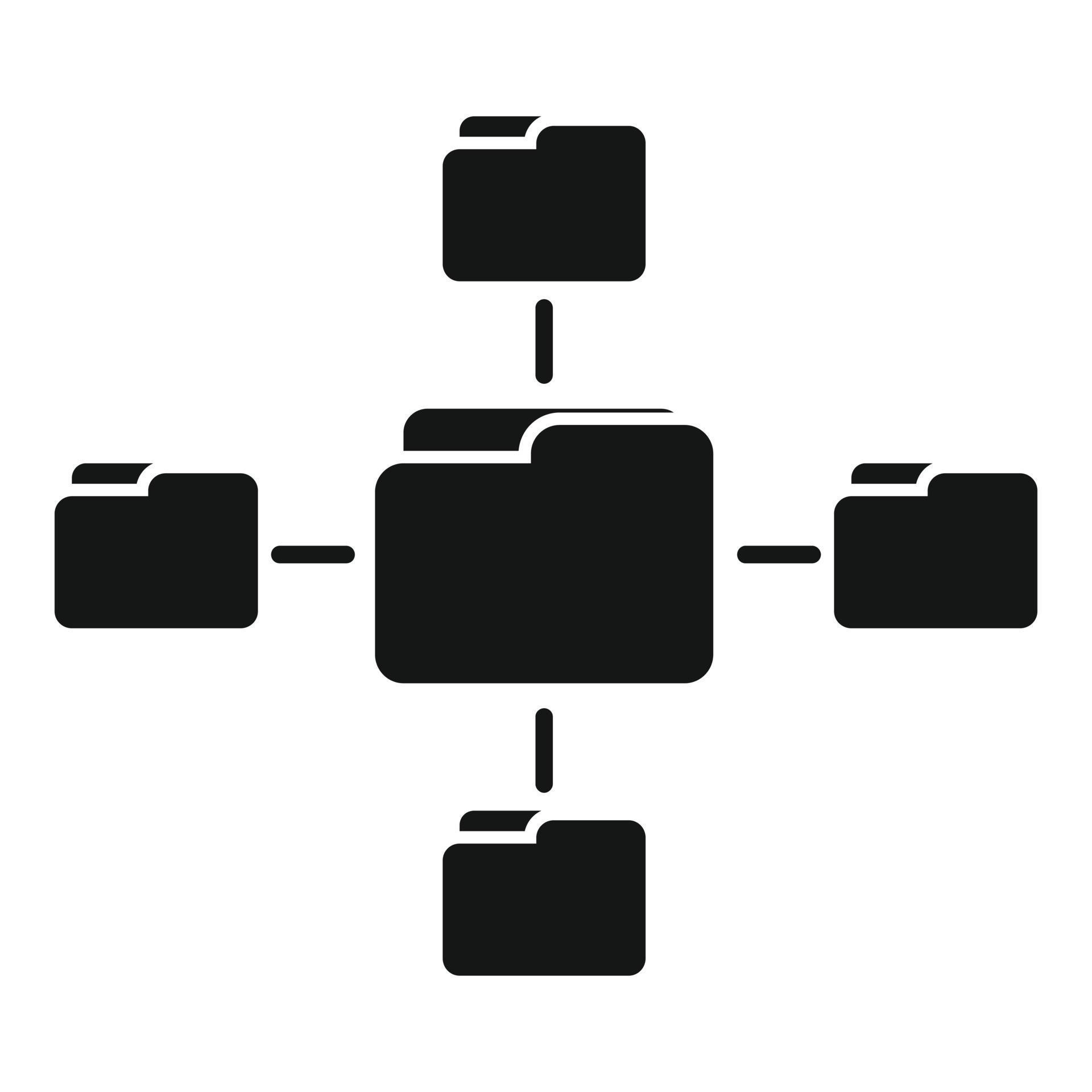 Folder database icon simple vector. Customer data 14865345 Vector Art ...