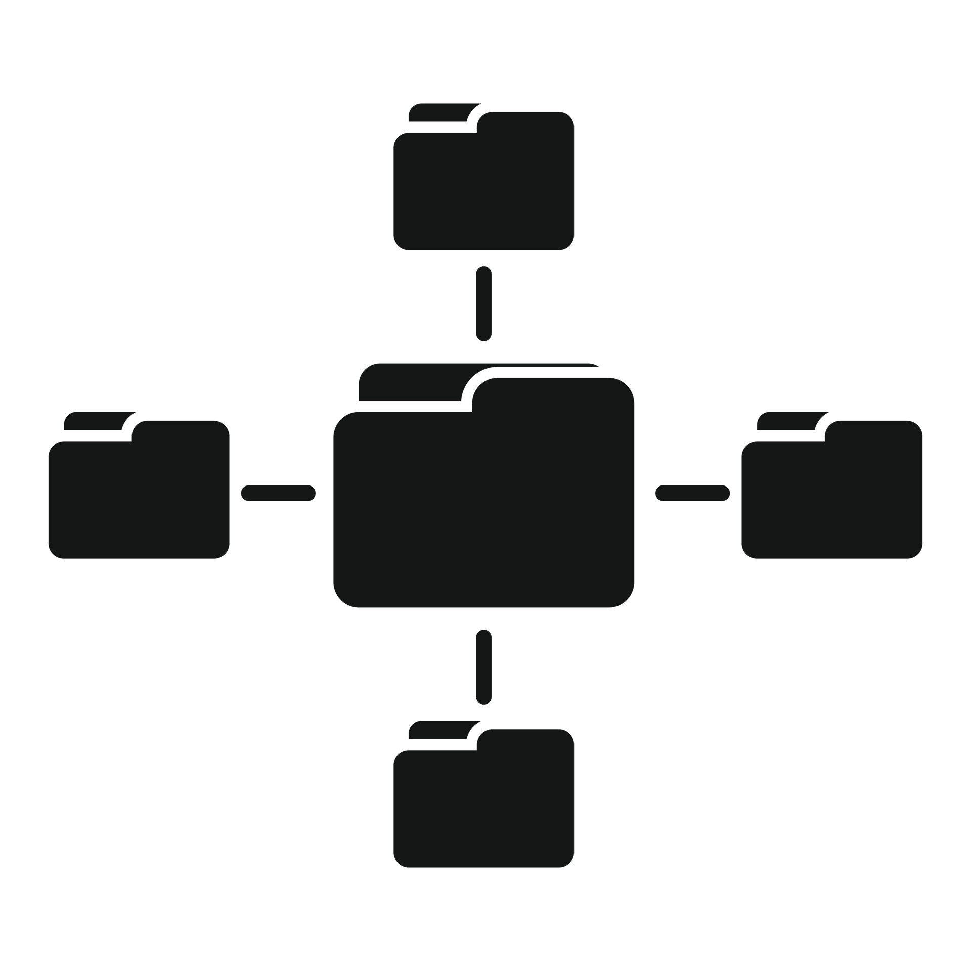 Folder database icon simple vector. Customer data 14865345 Vector Art ...