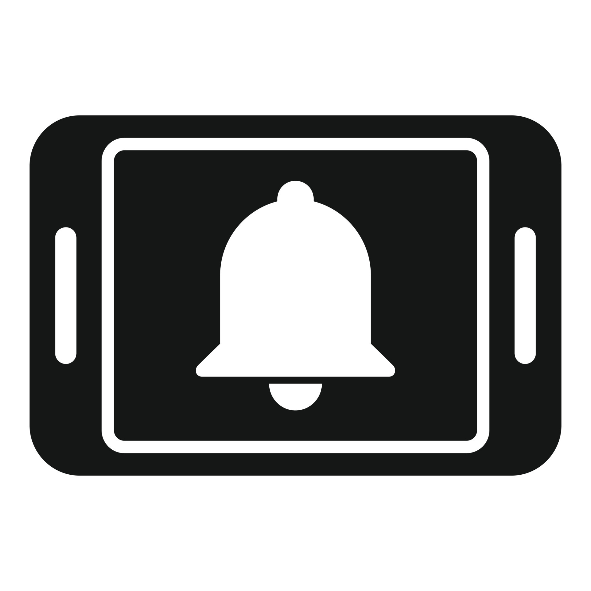 Tablet notification icon simple vector. Button notice 14865348 Vector ...