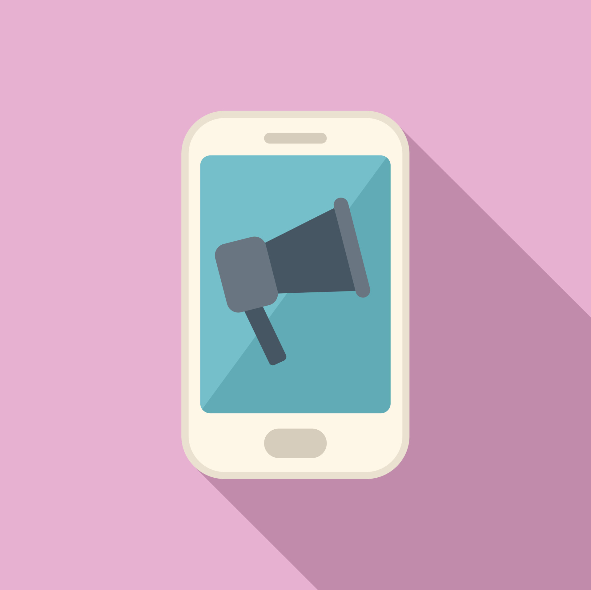 Phone Customer Database Icon Flat Vector Crm Data 14865354 Vector Art At Vecteezy