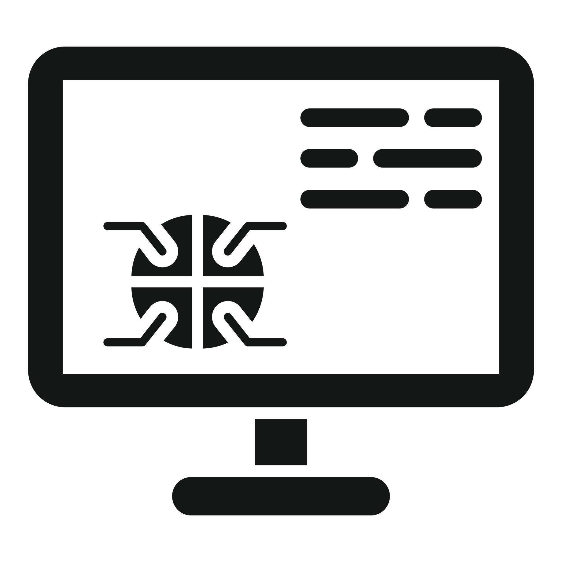 Computer report icon simple vector. Business analysis 14865385 Vector ...