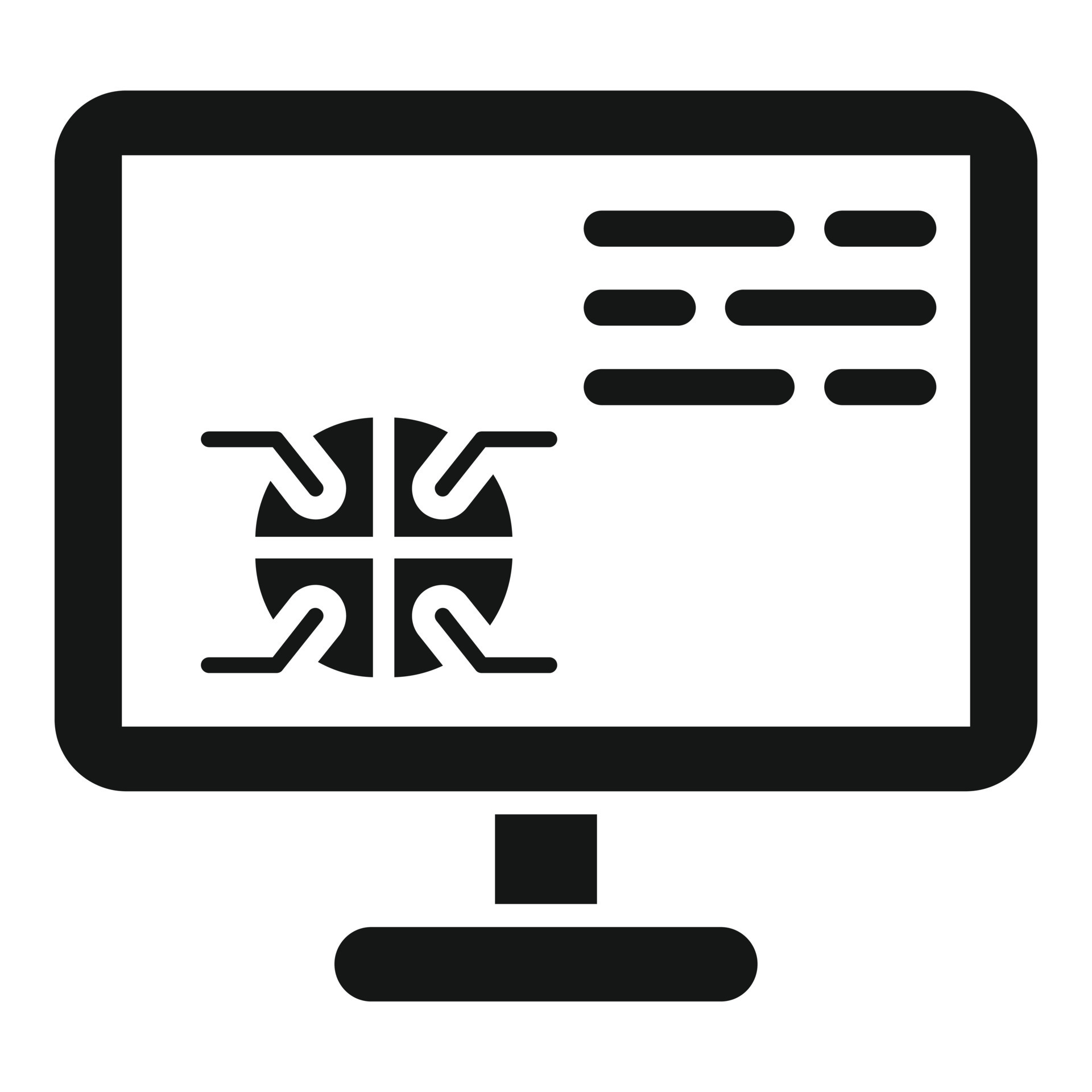 Computer report icon simple vector. Business analysis 14865385 Vector ...