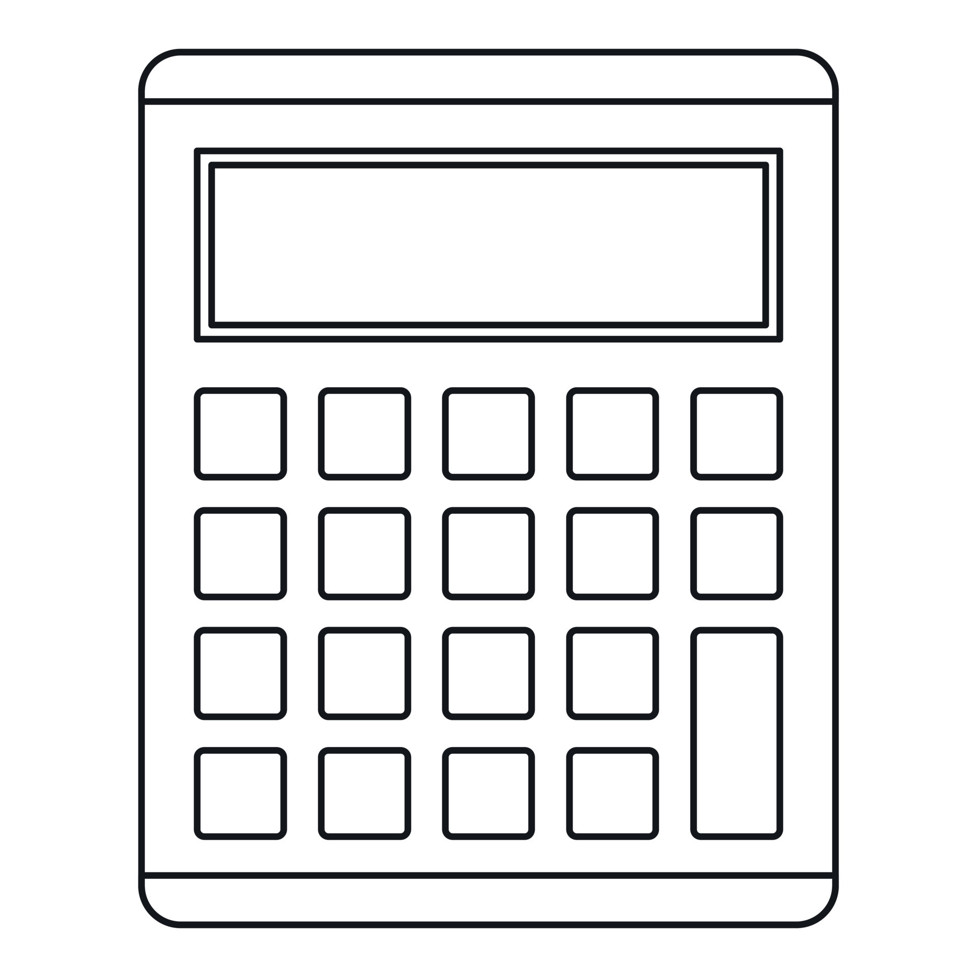 Calculator icon, outline style 14865753 Vector Art at Vecteezy Calculator icon, outline style 14865753 Vector Art at Vecteezy