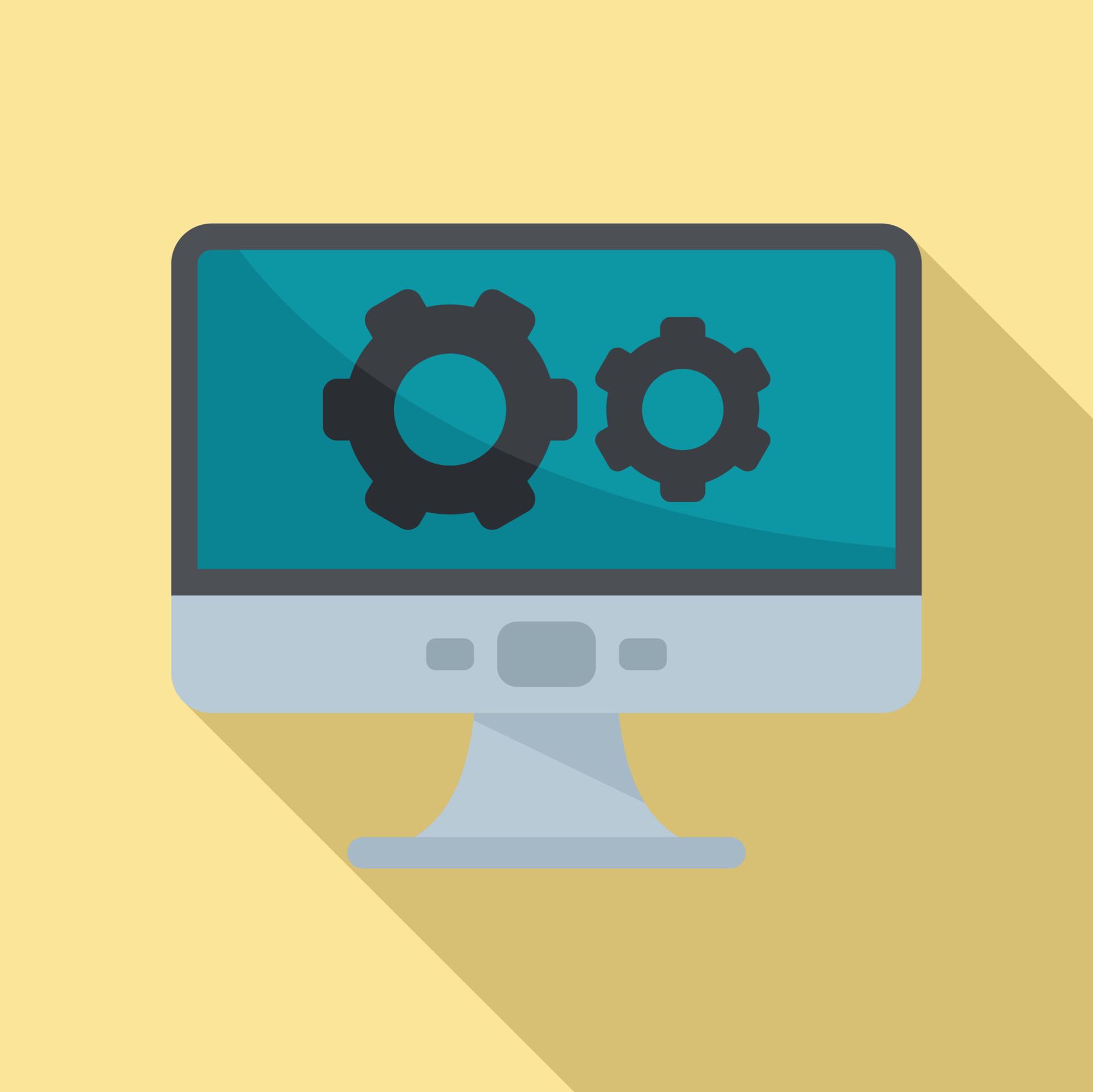 Software update icon flat vector. Upgrade system 14866329 Vector Art at ...