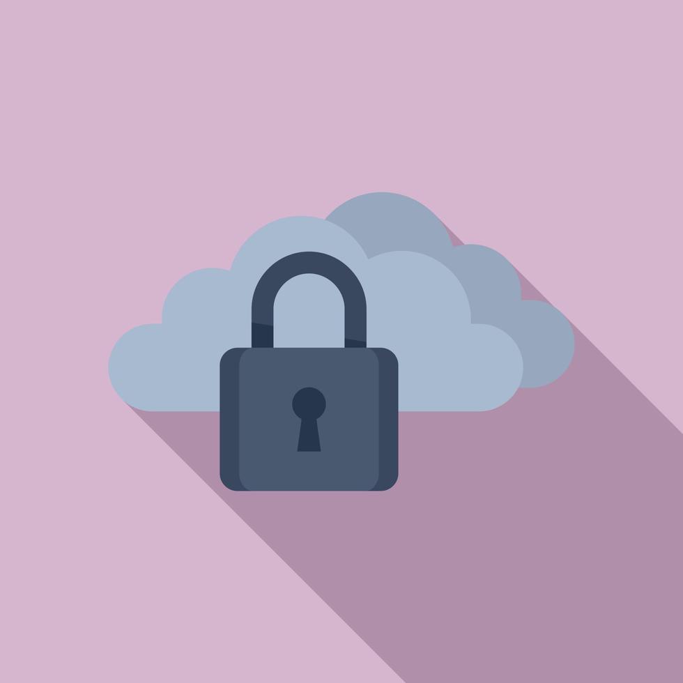 Locked data cloud icon flat vector. Computer lock 14866531 Vector Art ... Locked data cloud icon flat vector. Computer lock 14866531 Vector Art ...