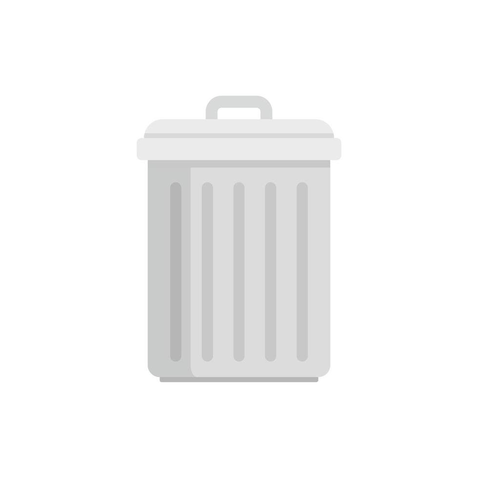 Icono De Cubo De Basura Vector Aislado Plano 14866642 Vector En Vecteezy