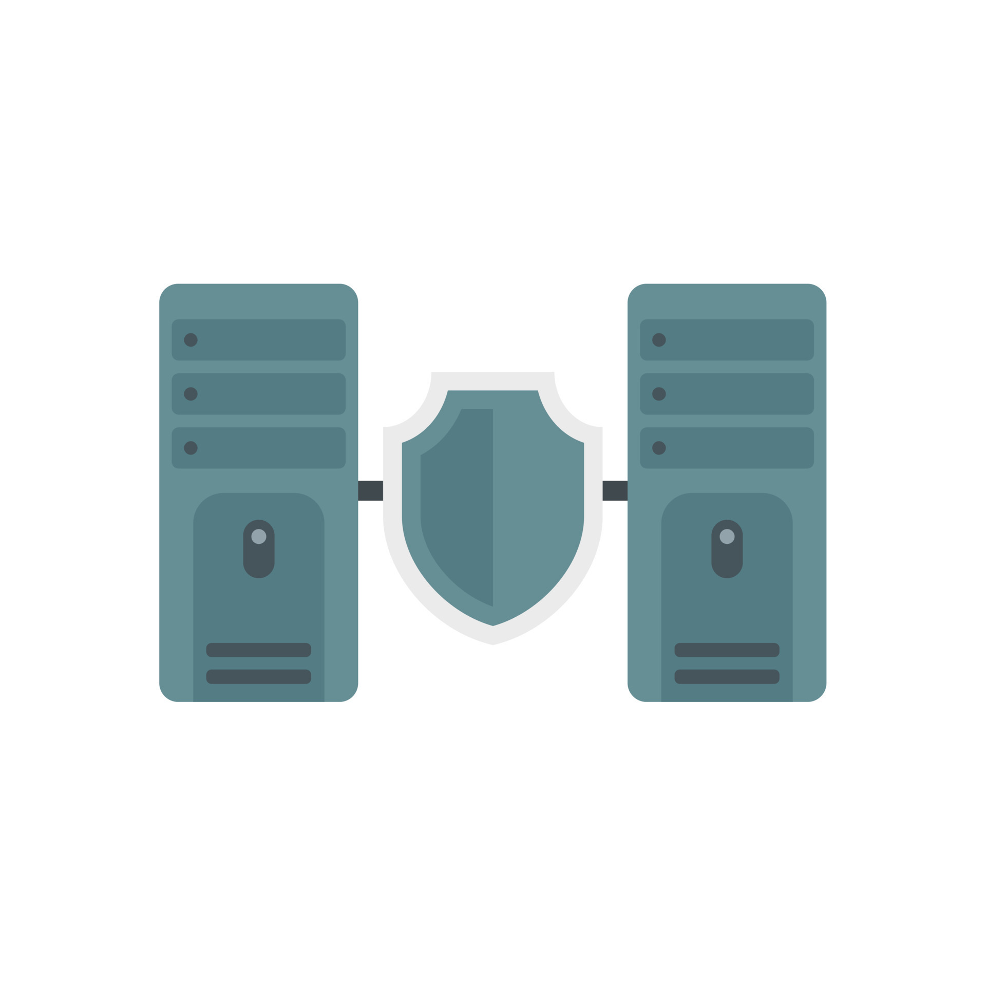 Server Authentication Icon Flat Isolated Vector 14866674 Vector Art At Vecteezy