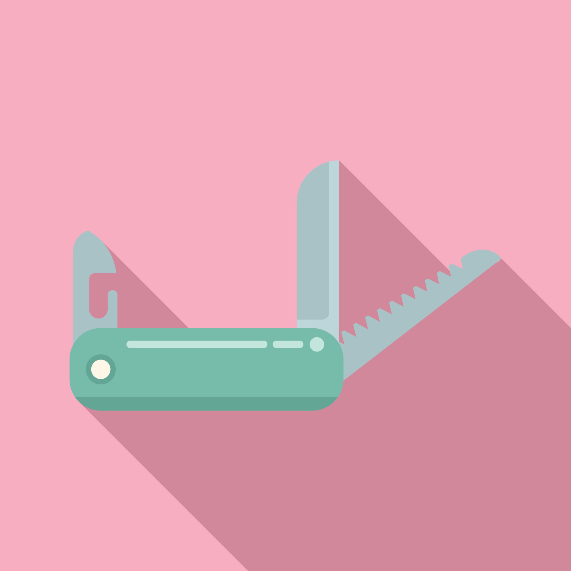 Multi tool icon flat vector. Knife kit 14866708 Vector Art at Vecteezy