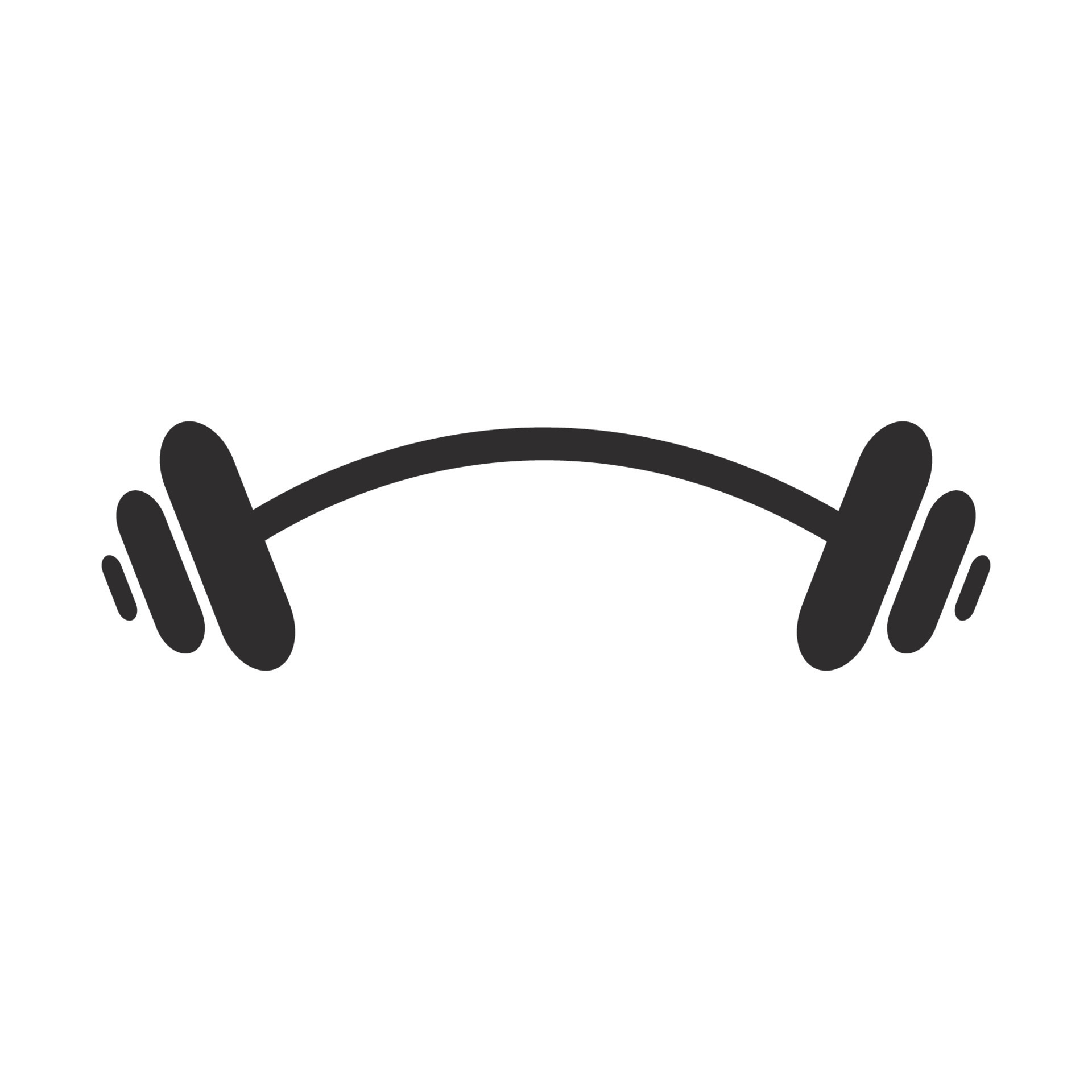 Barbel, Dumbbell Gym Icon Logo Template gym Badge, Fitness Logo 14867022 Vector Art at Vecteezy