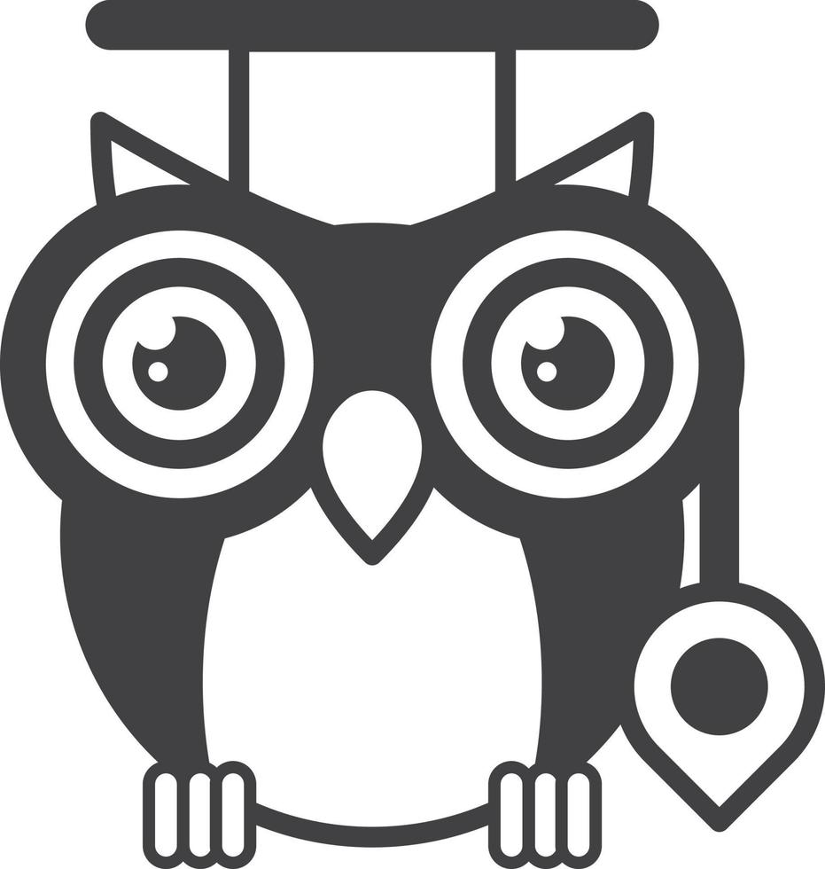 owl illustration in minimal style 14869291 Vector Art at Vecteezy