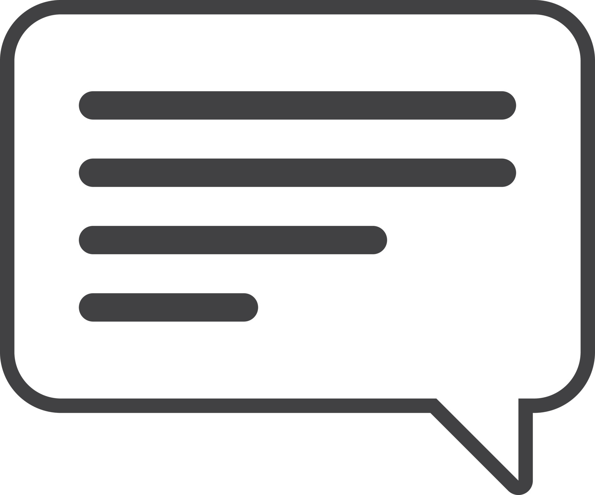 Message Boxes And Chats Illustration In Minimal Style 14869403 Vector