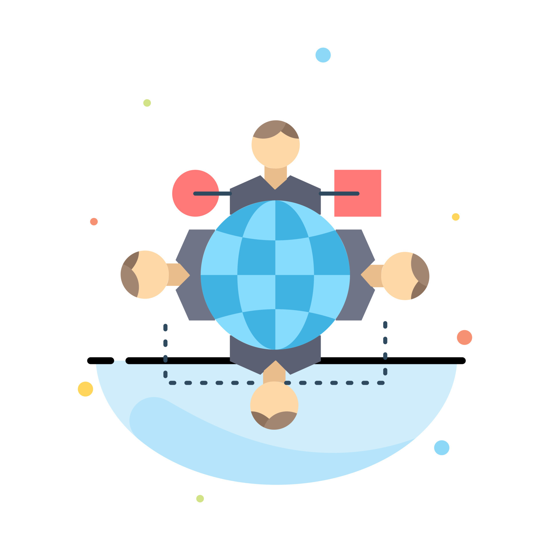 Function Instruction Logic Operation Meeting Flat Color Icon Vector 14871176 Vector Art At Vecteezy