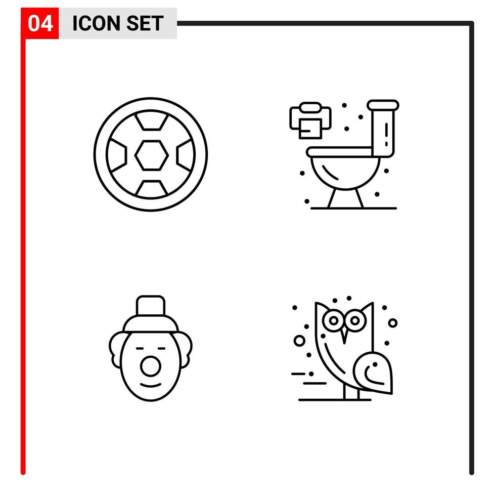 4 General Icons For Website Design Print And Mobile Apps 4 Outline