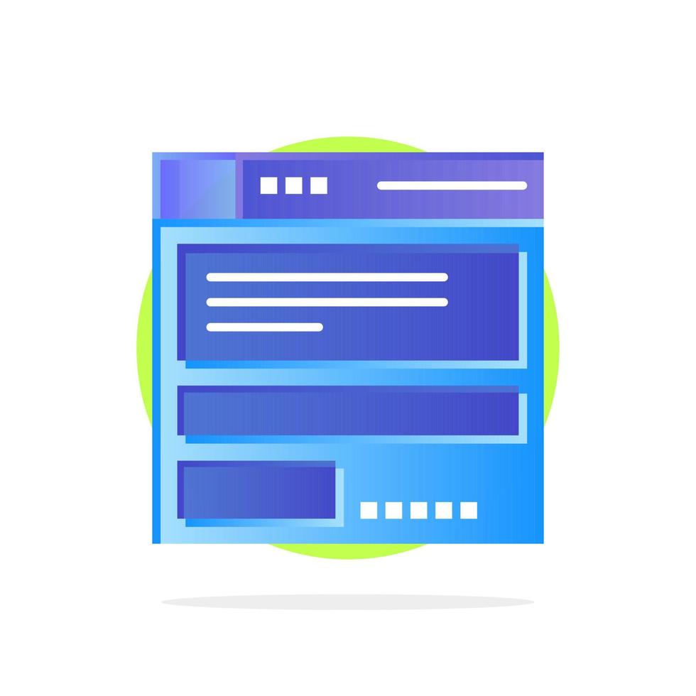 File Browser Computing Code Abstract Circle Background Flat Color Icon 14872655 Vector Art At