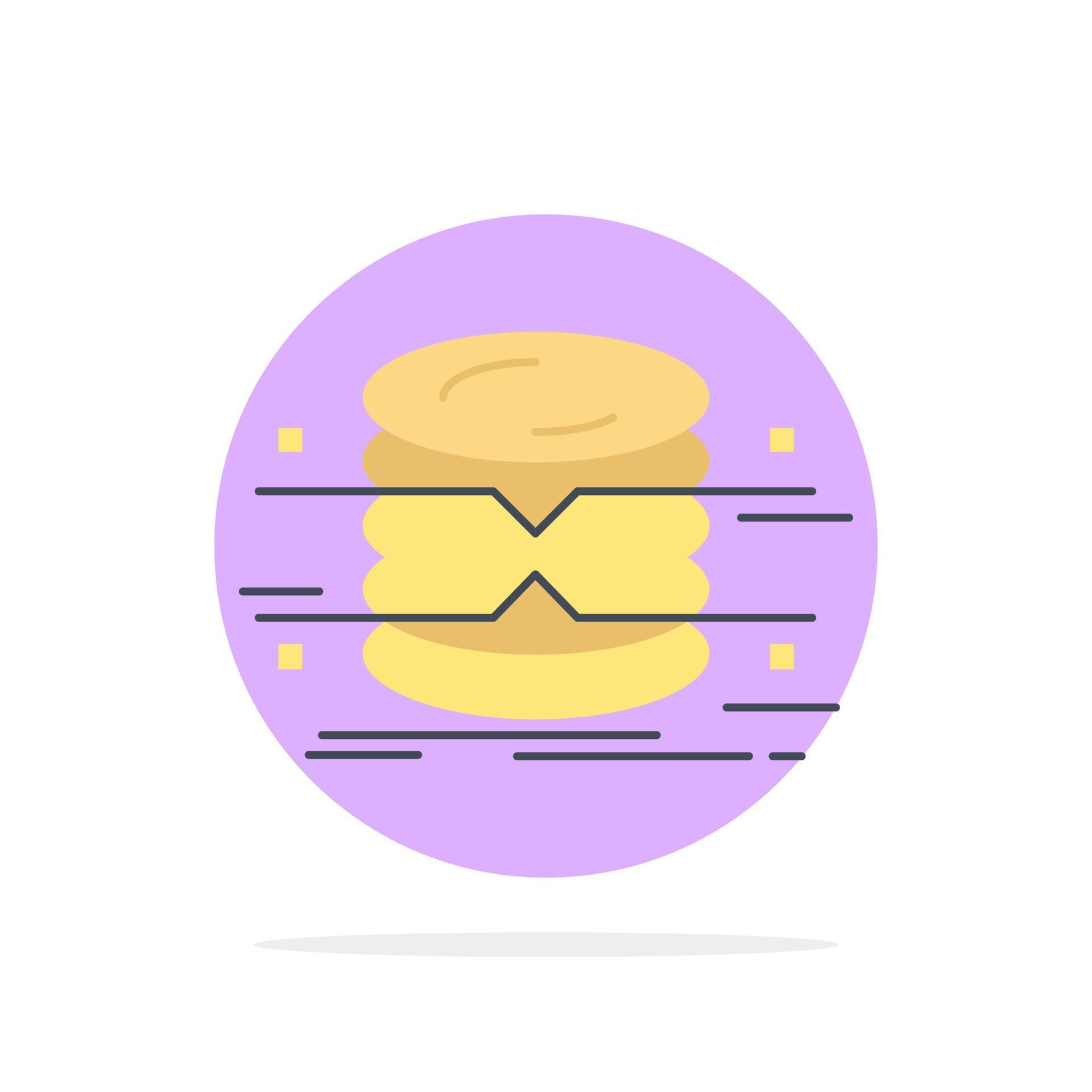 Database Data Architecture Infographics Monitoring Flat Color Icon Vector 14873653 Vector Art At