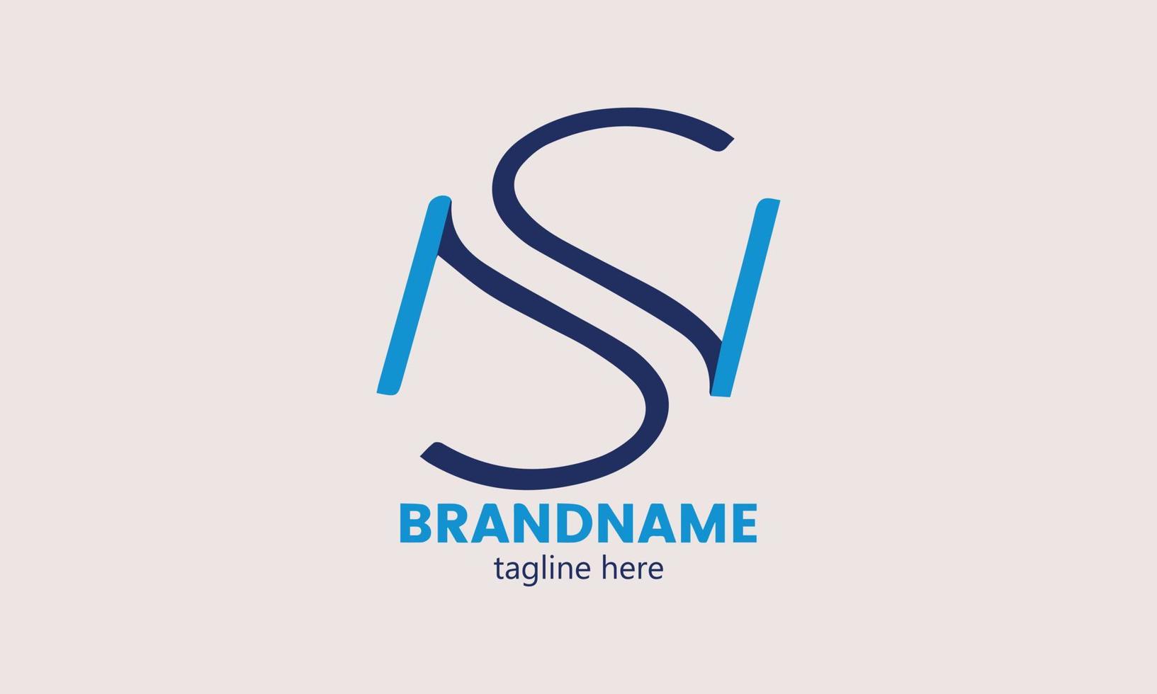 Abstract Letters NS, SN Logo Emblem Monogram Vector Template. Initial ... Abstract Letters NS, SN Logo Emblem Monogram Vector Template. Initial ...