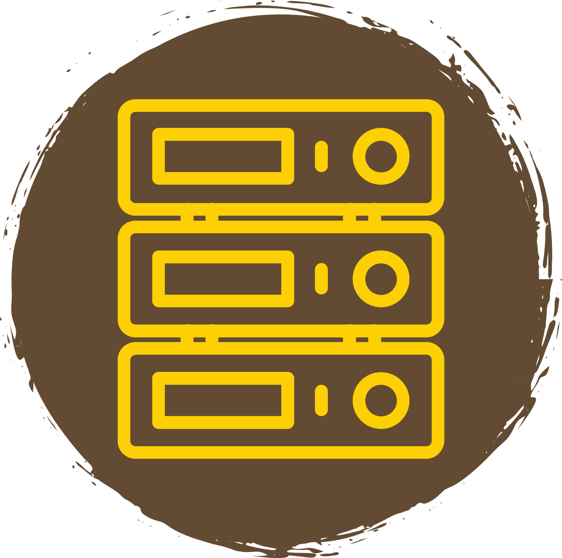 Database Vector Icon Design 14890740 Vector Art at Vecteezy