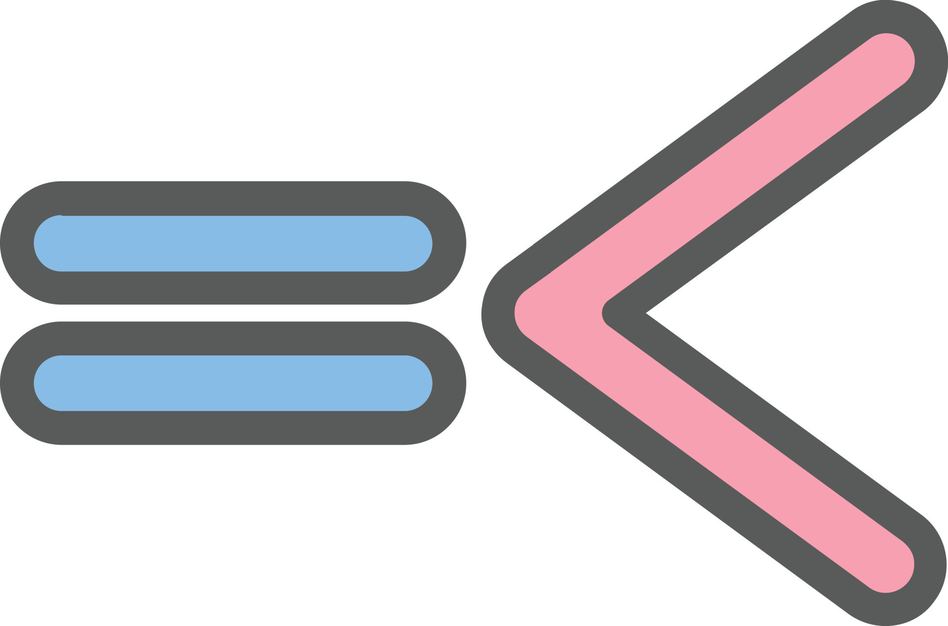 Less Than Equal Vector Icon Design 14891263 Vector Art At Vecteezy