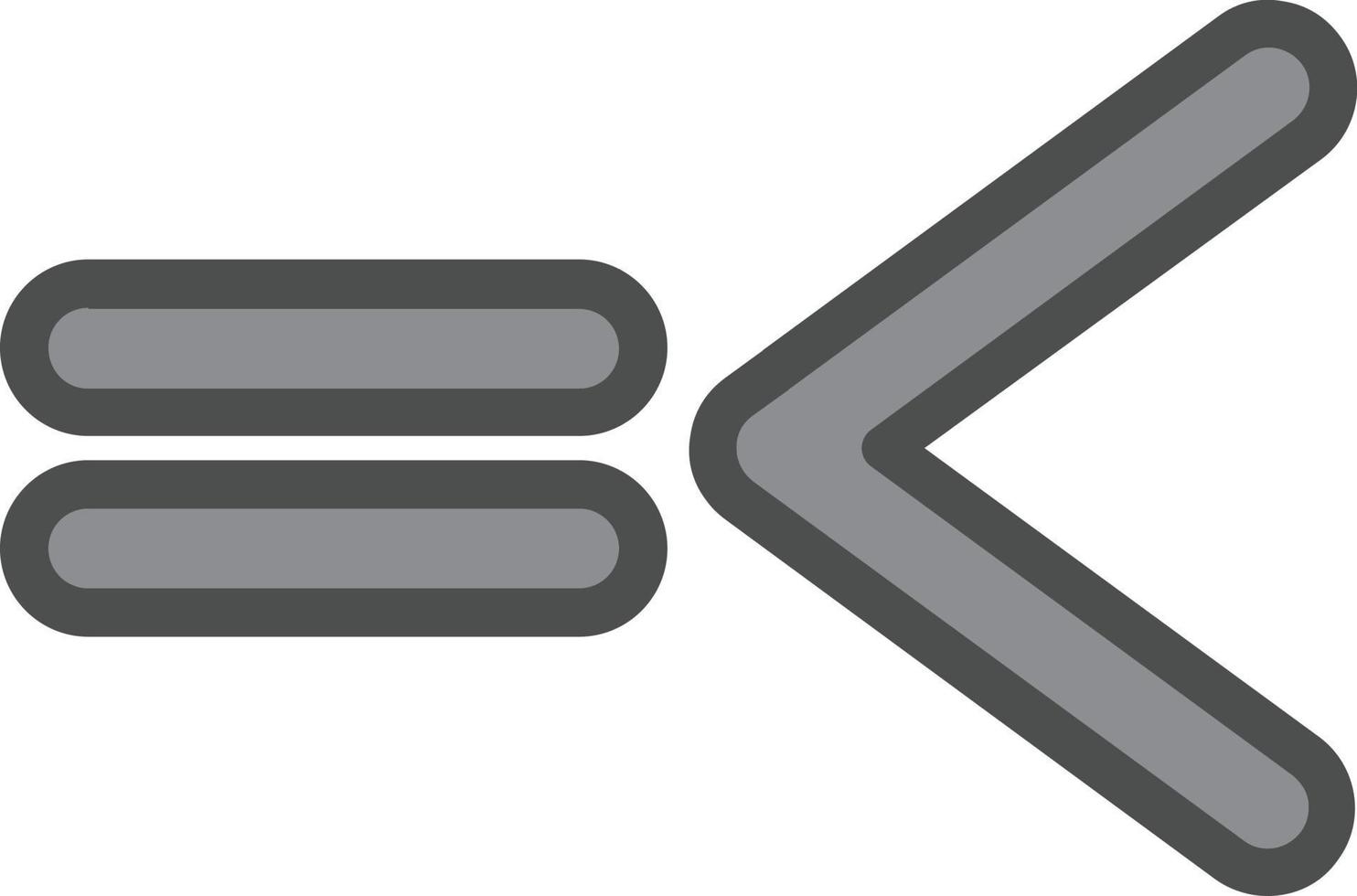 Less Than Equal Vector Icon Design 14897713 Vector Art at Vecteezy